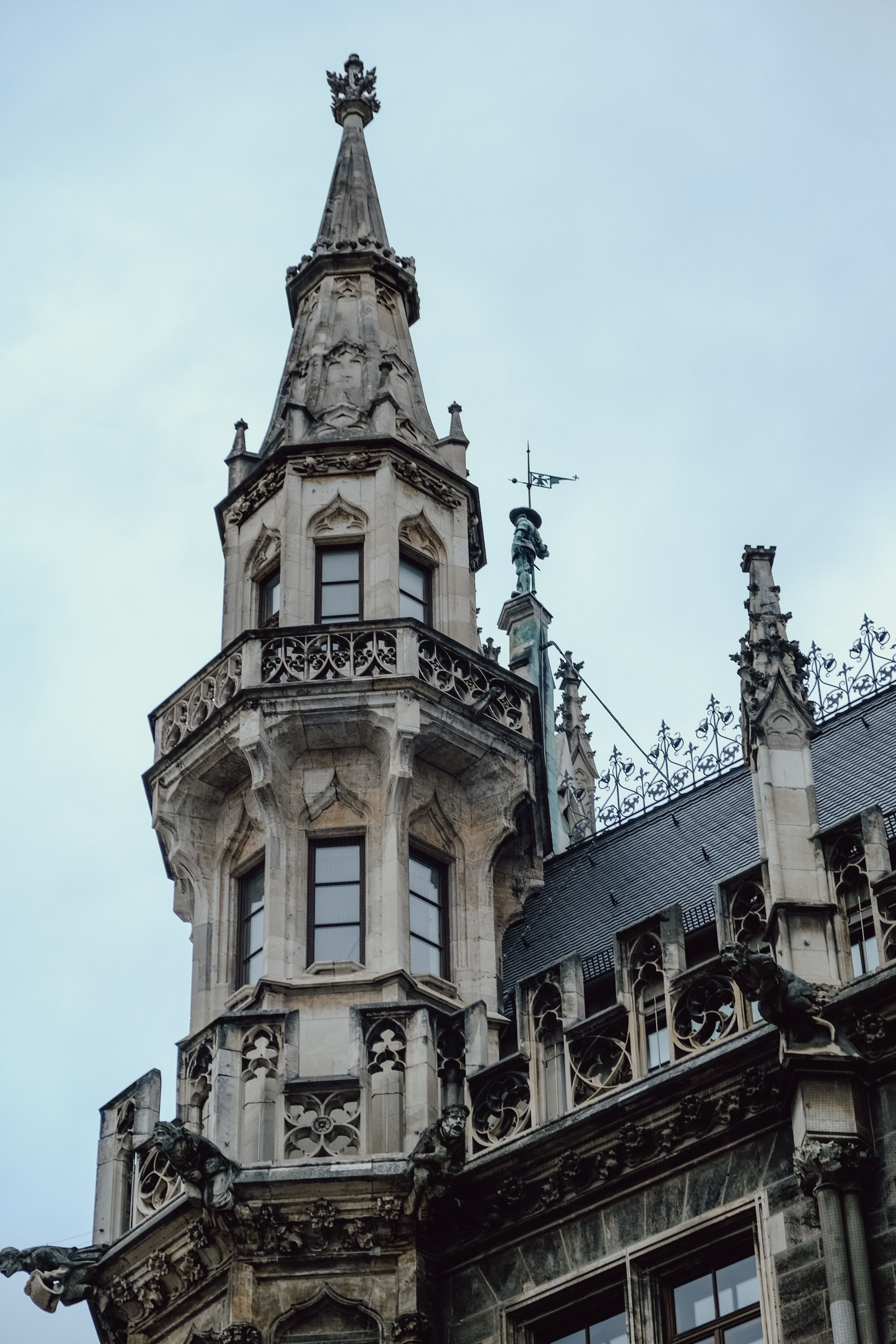Gothic Revival Architecture Tower Close-Up · Free Stock Photo