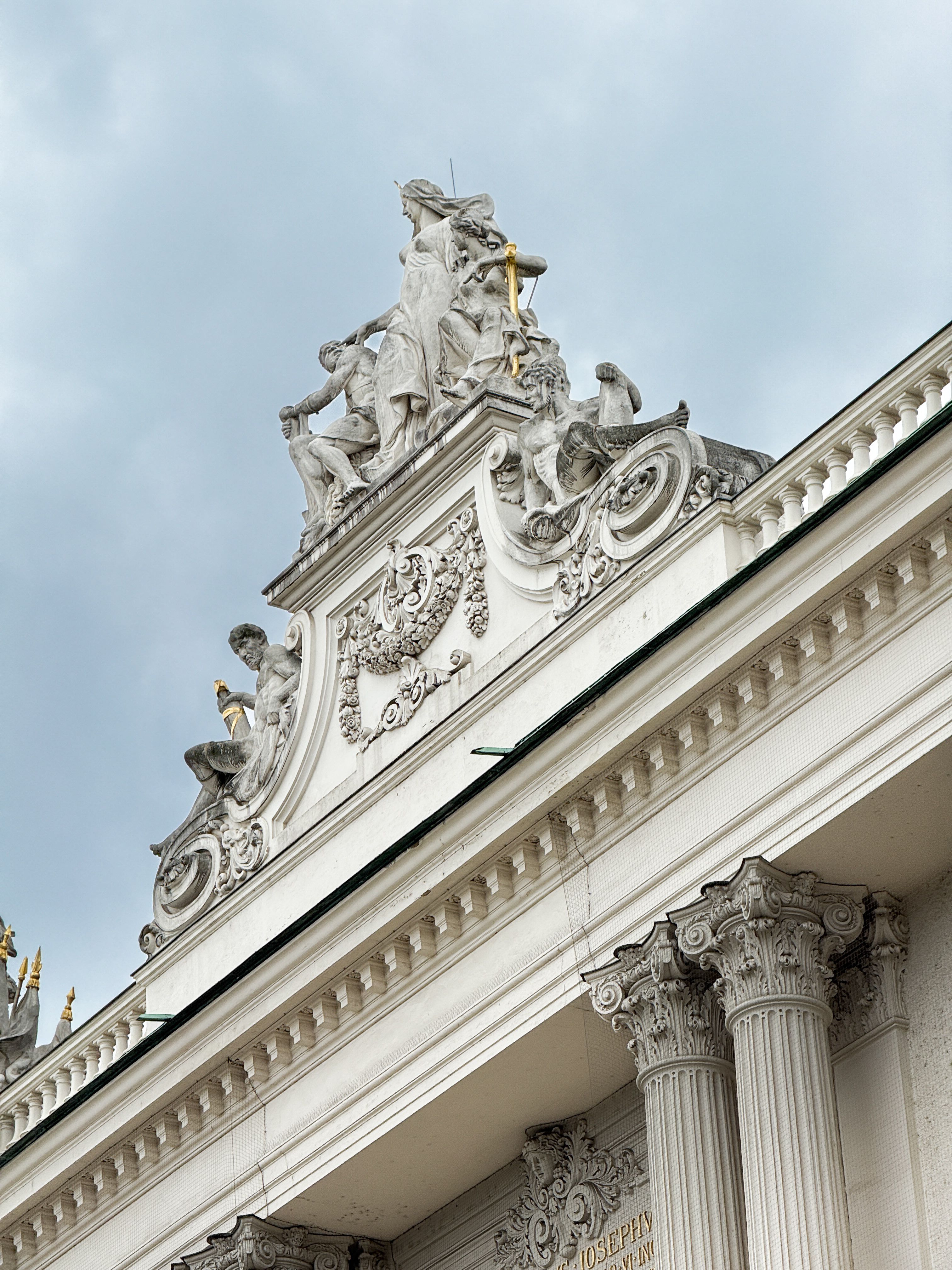 Baroque Architectural Details on Historical Building · Free Stock Photo
