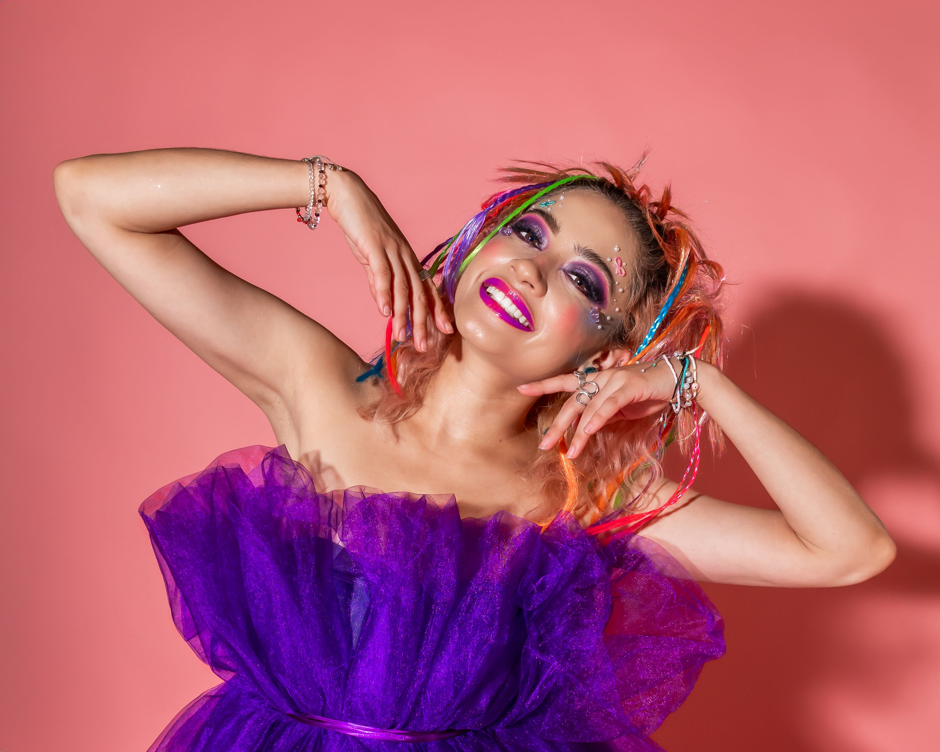 Vibrant Portrait of a Creative Dancer · Free Stock Photo