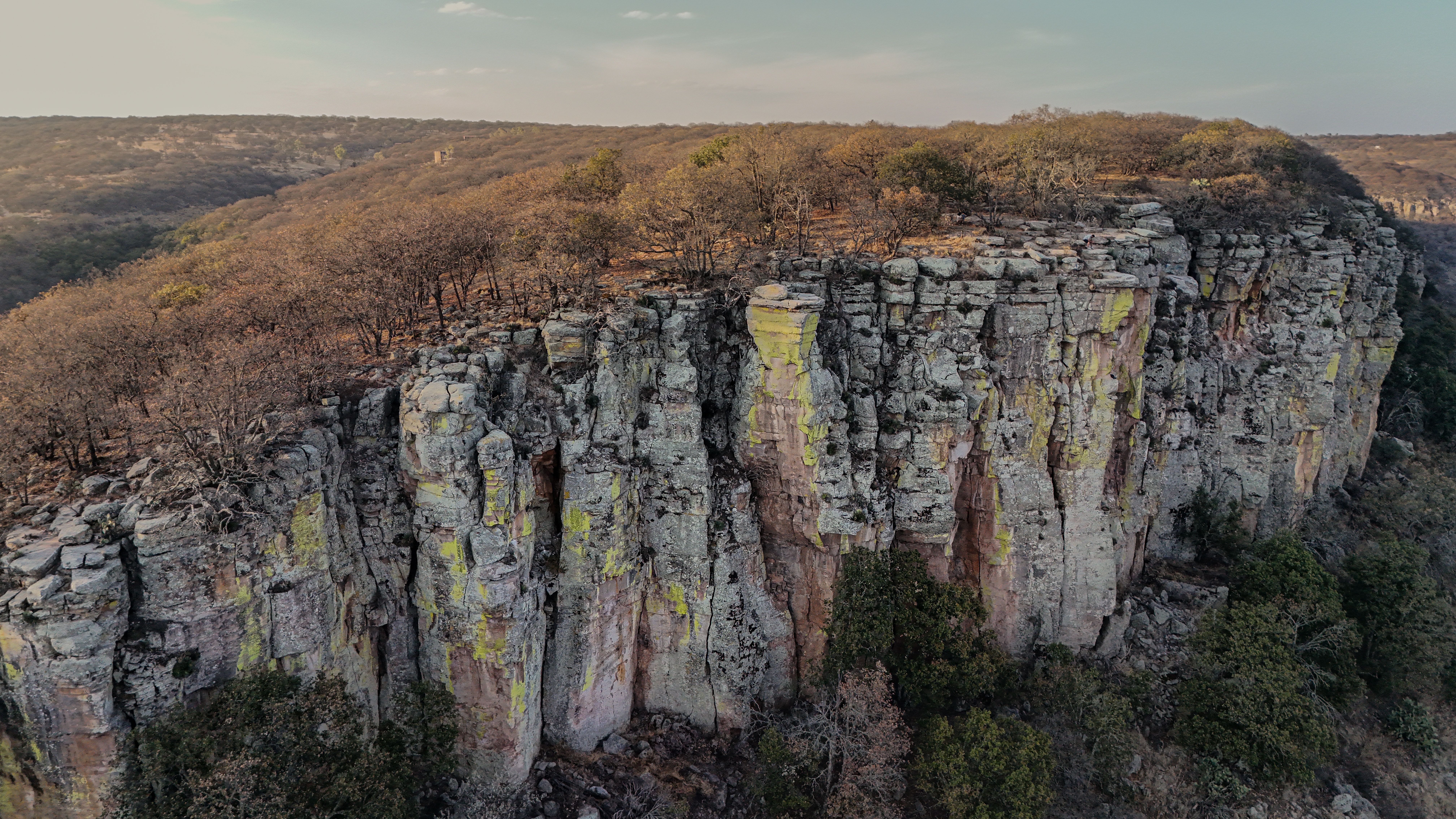 Scenic Aerial View of Rugged Cliff Landscape · Free Stock Photo