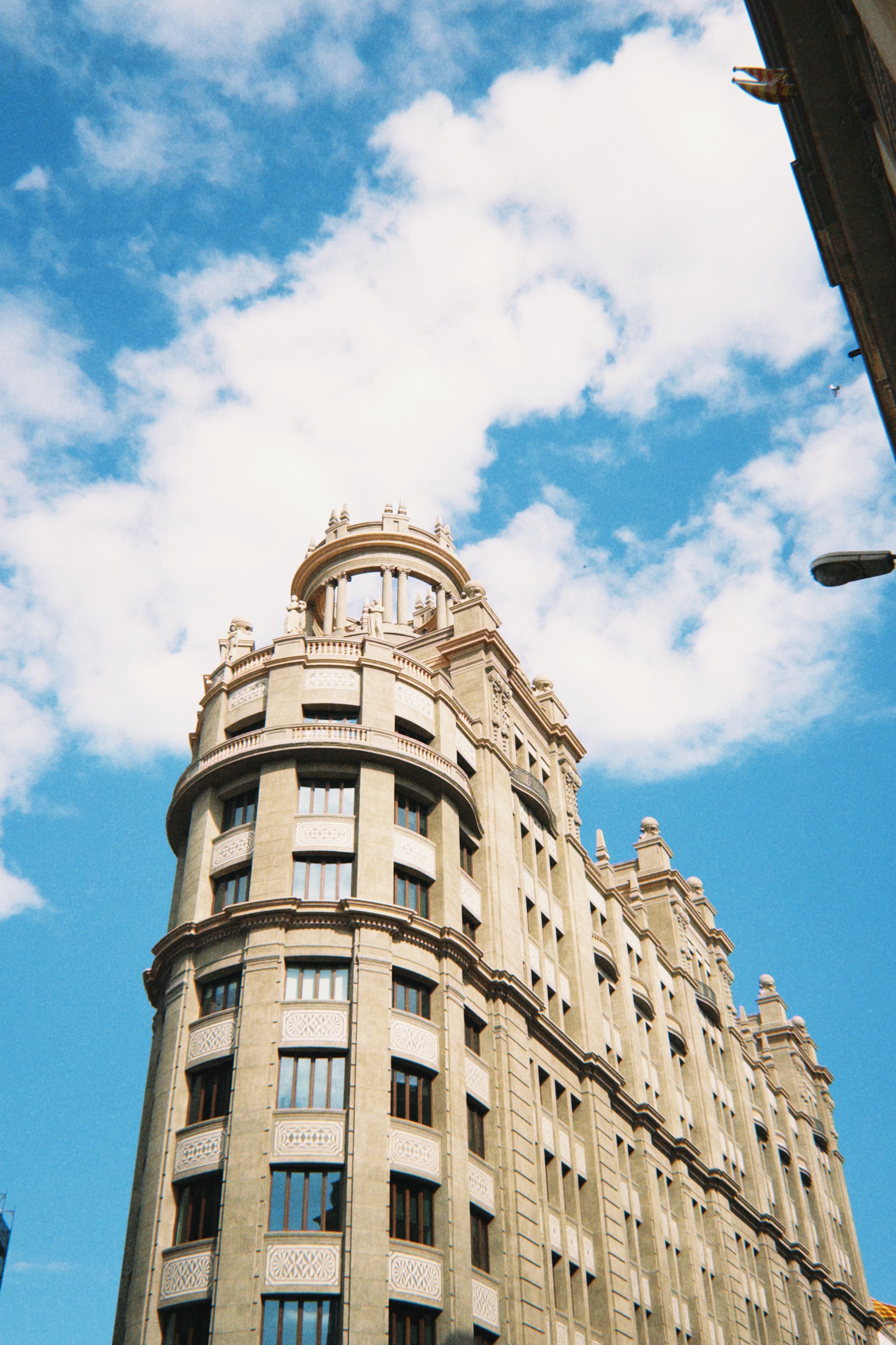 Historic European Building Against Blue Sky · Free Stock Photo
