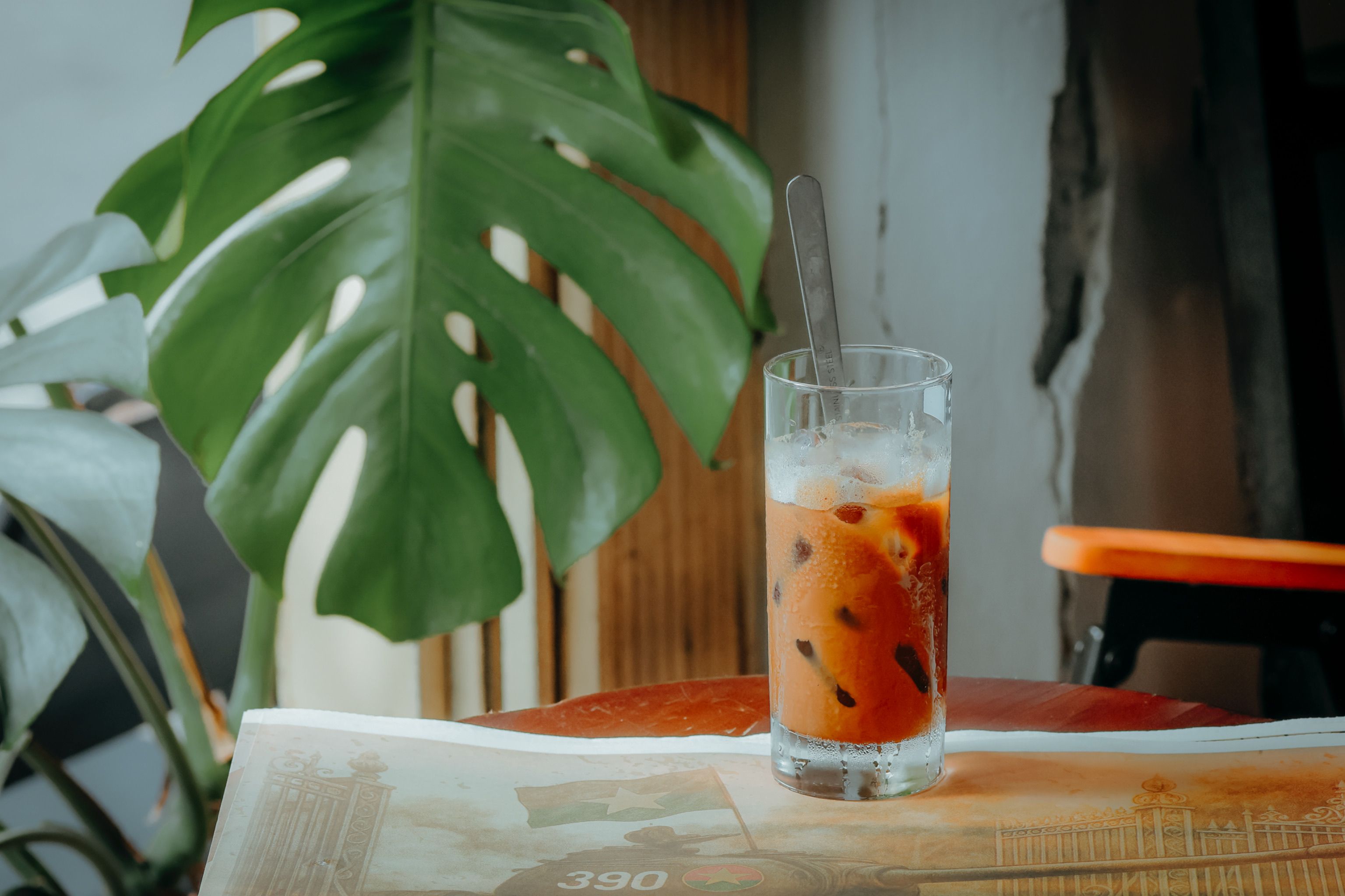 Refreshing Iced Beverage on a Relaxing Afternoon · Free Stock Photo