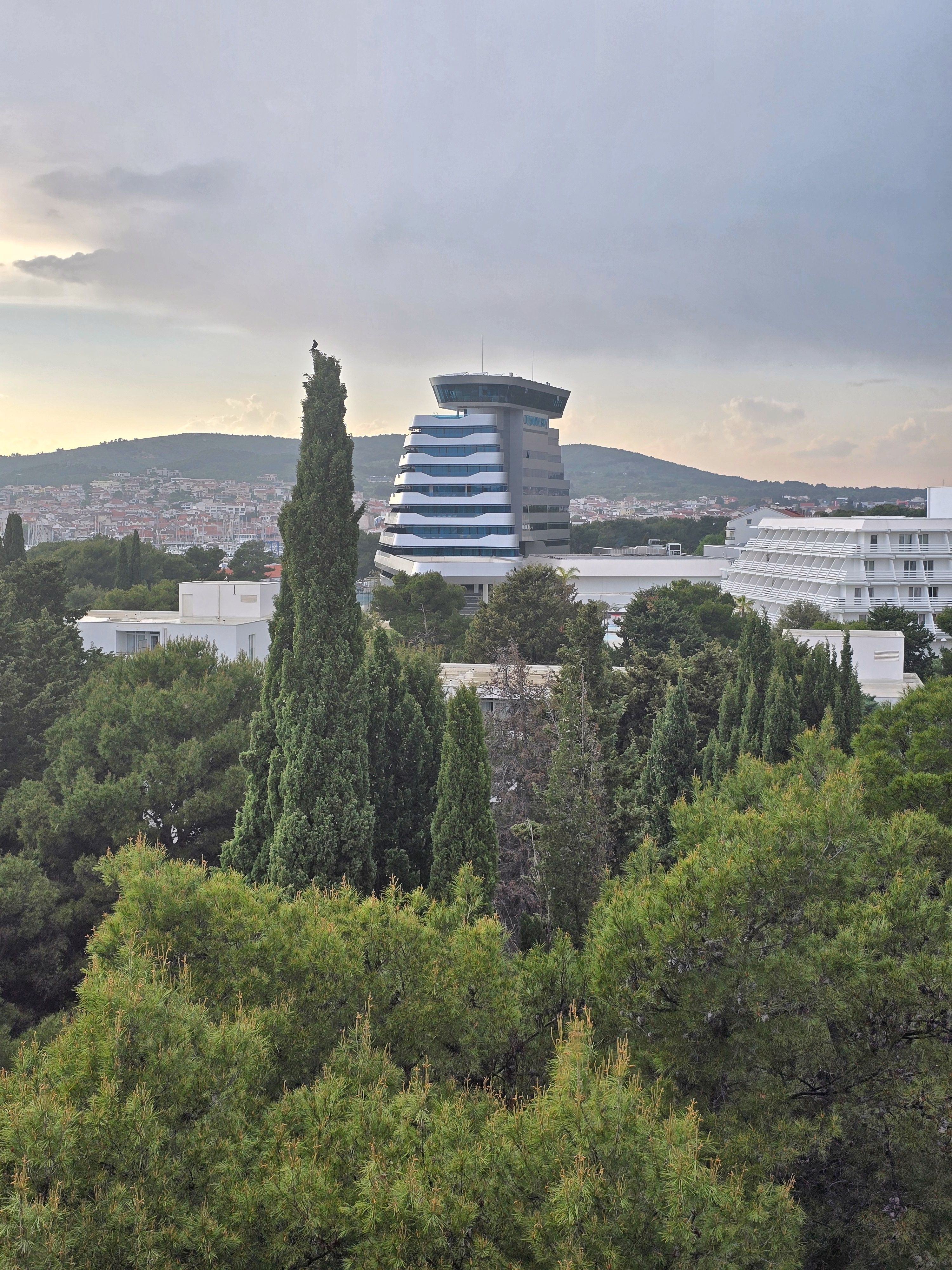 Modern Architecture Amidst Pine Trees in Vodice, Croatia · Free Stock Photo
