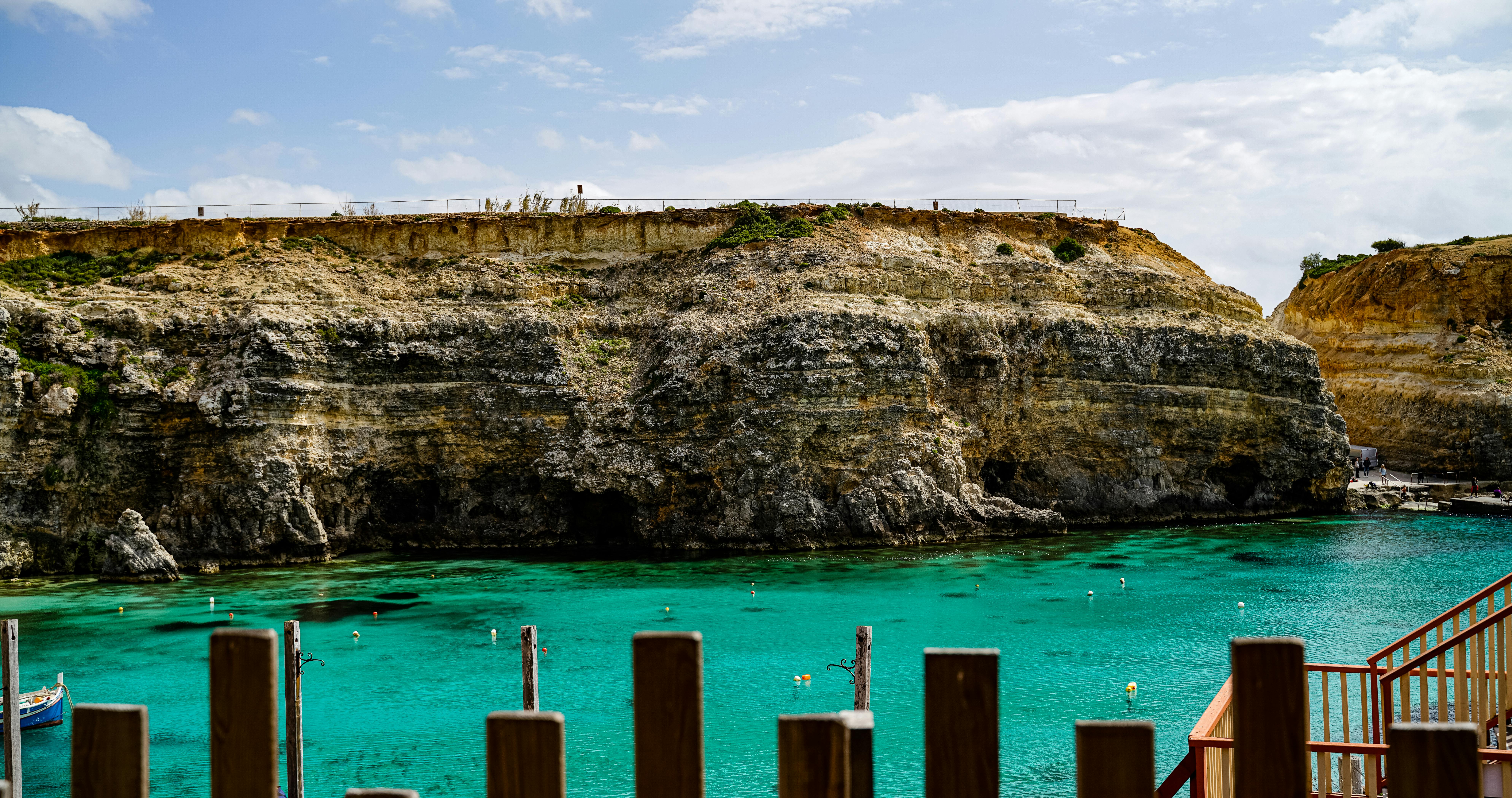 Stunning Coastal View of Rock Formations in Malta · Free Stock Photo