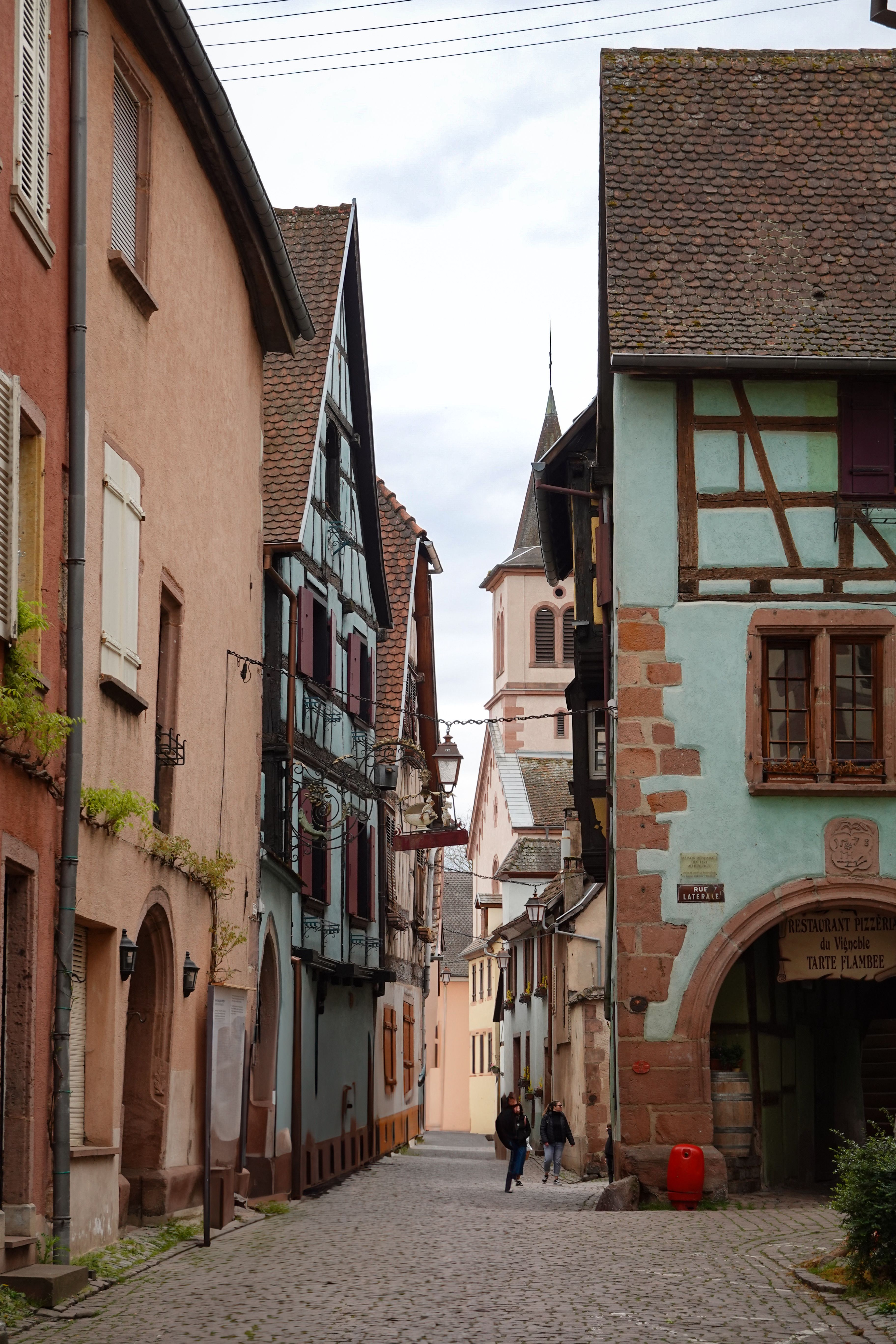 Charming European Village Street Scene · Free Stock Photo