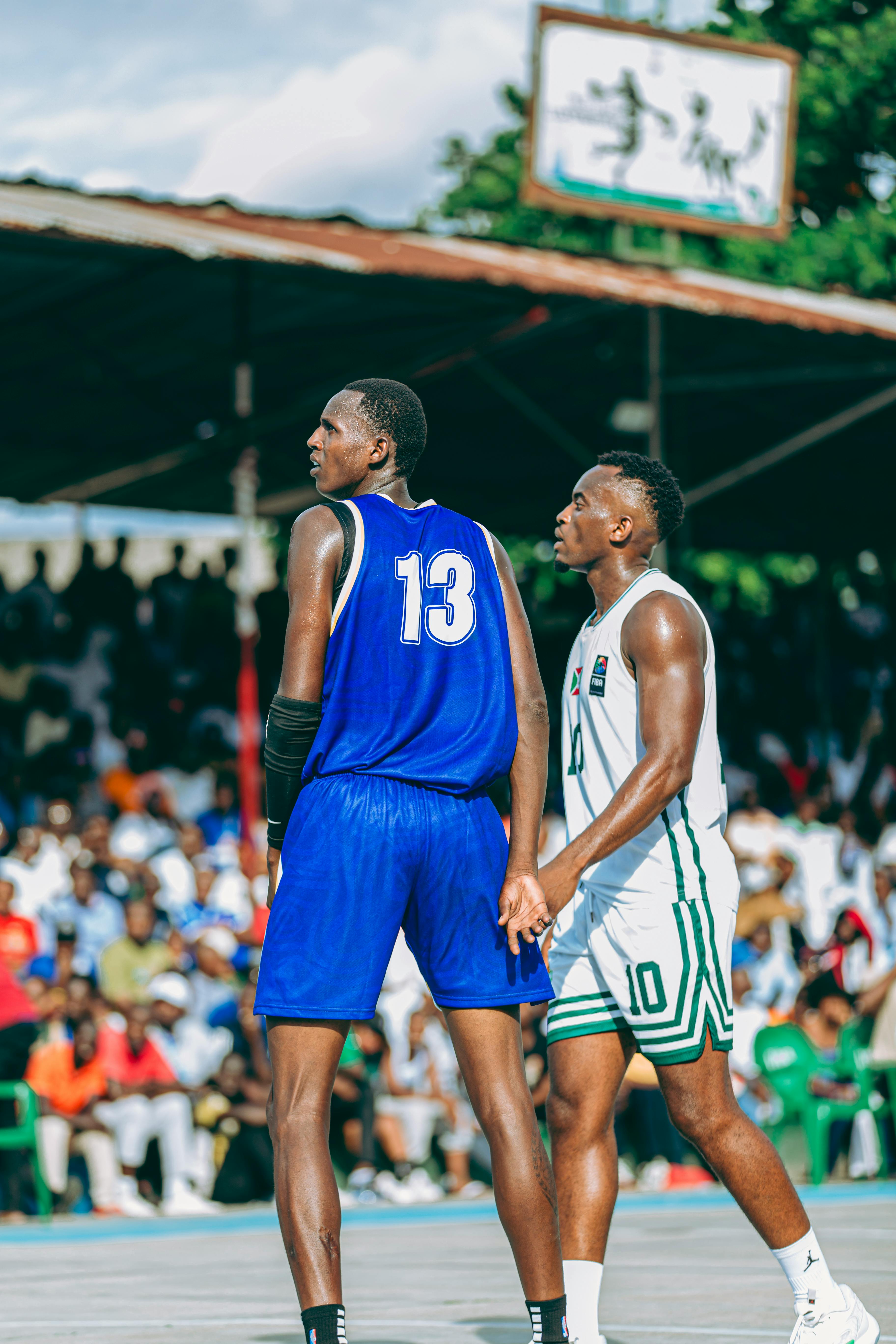 Intense Outdoor Basketball Game Competition · Free Stock Photo