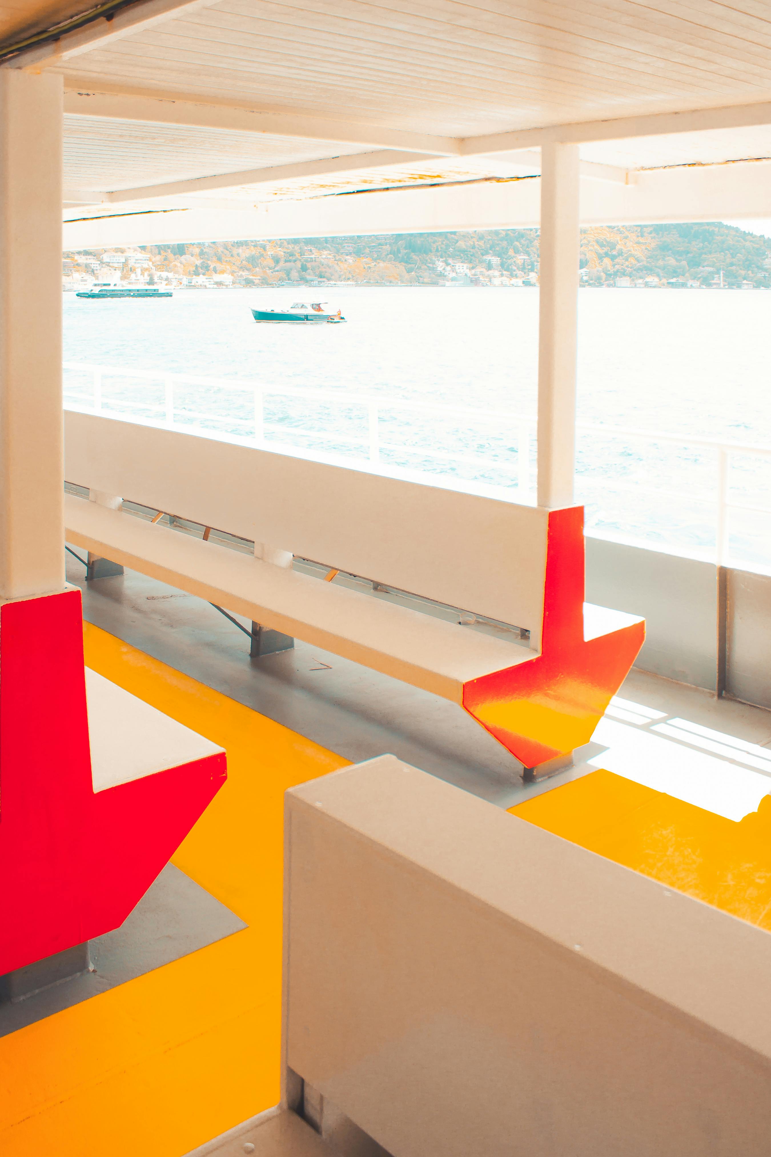 Modern Ferry Interior with Minimalist Design · Free Stock Photo