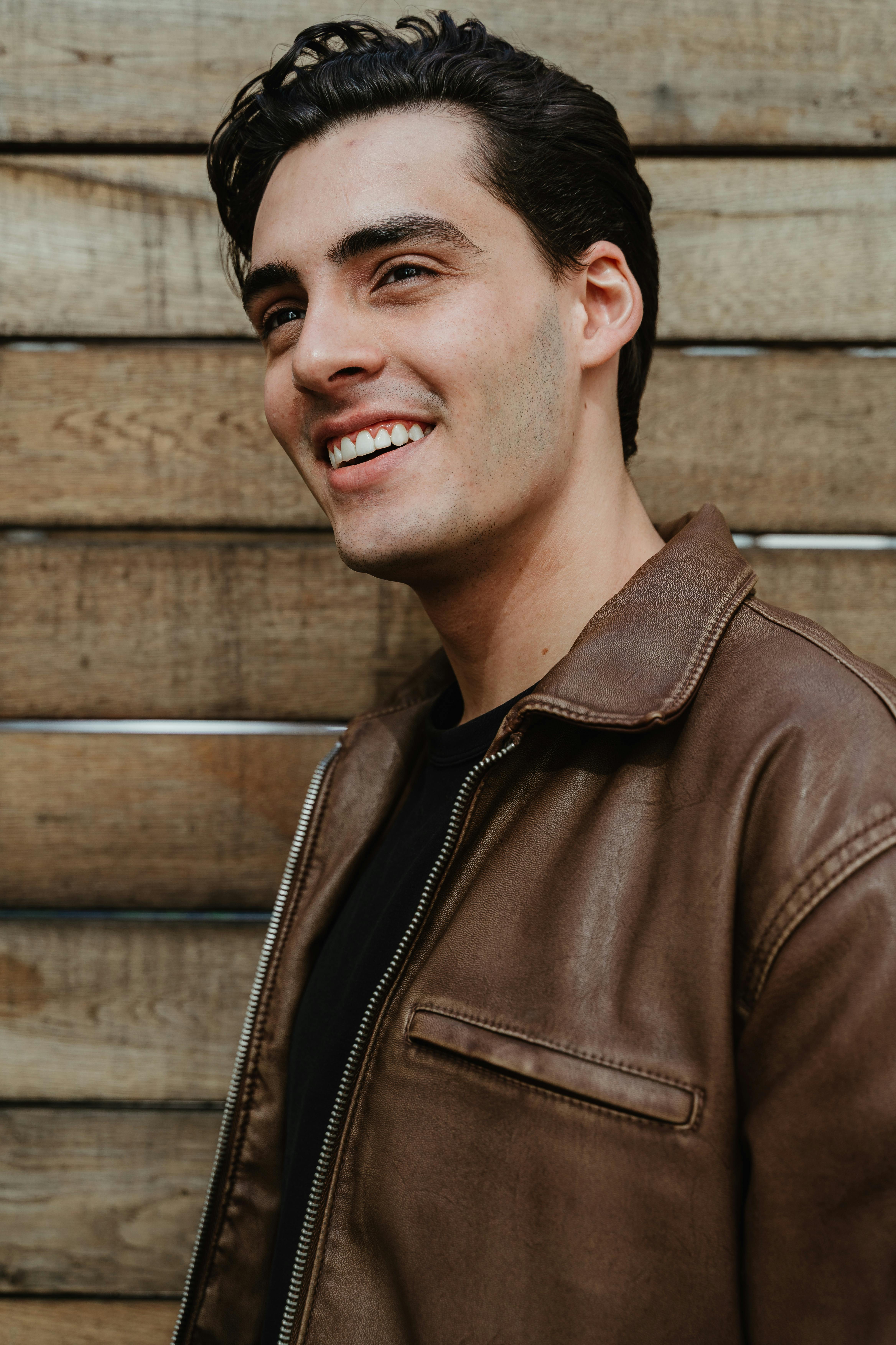 Smiling Male Model Outdoors in Berlin Portrait · Free Stock Photo