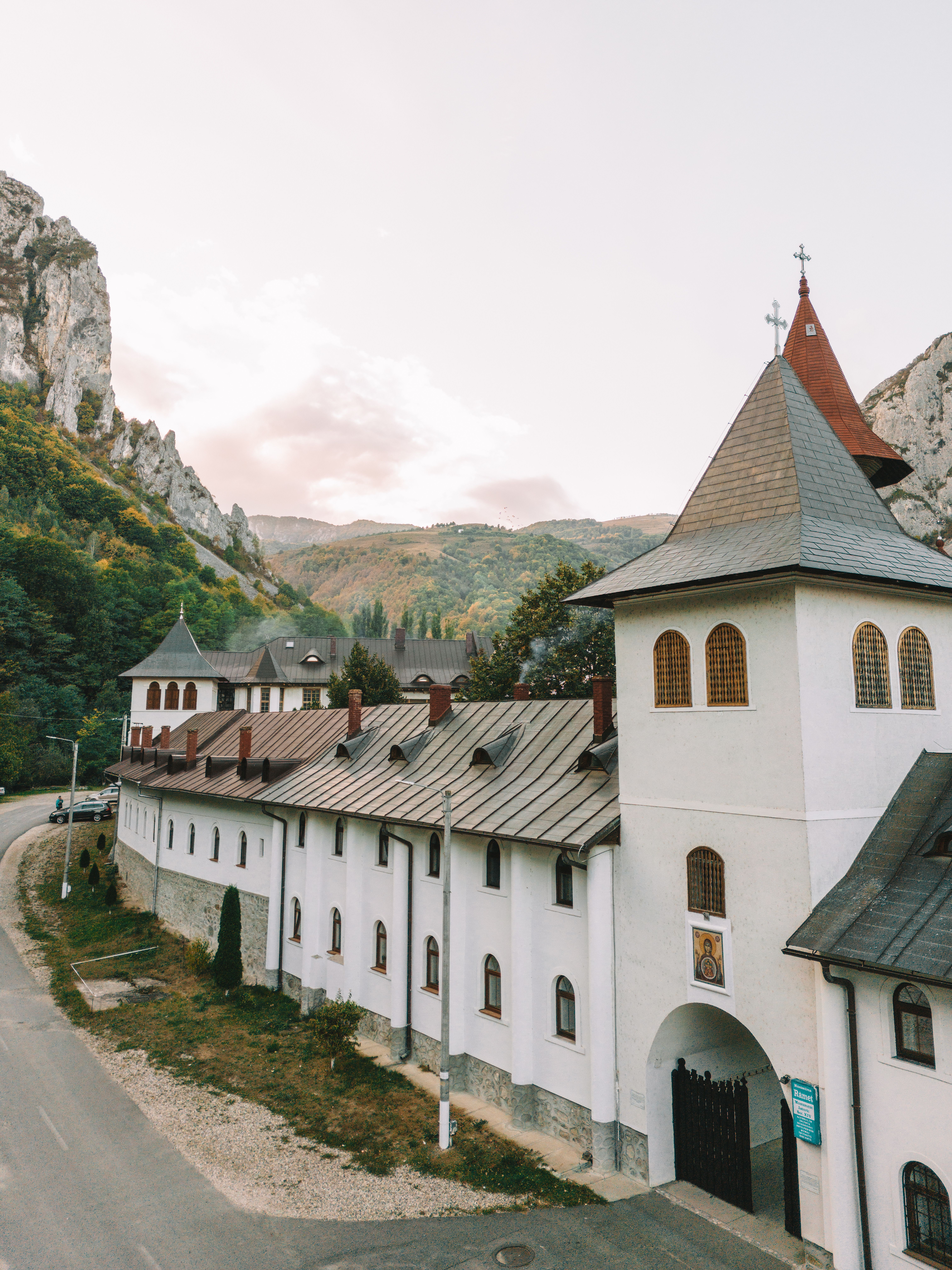 Historic Monastery Amidst Scenic Mountain Landscape · Free Stock Photo