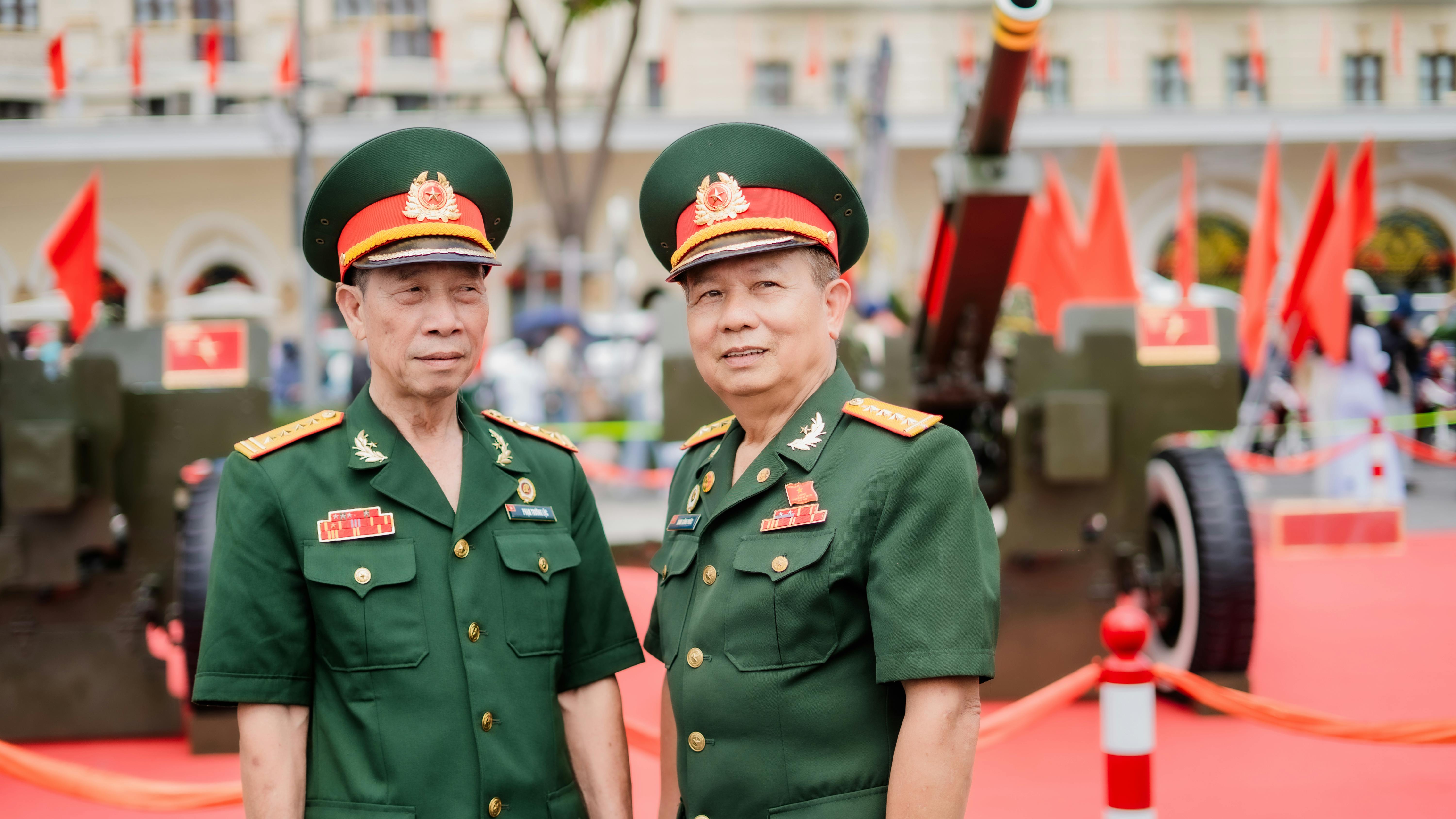 Vietnamese Military Officers at Ceremony · Free Stock Photo