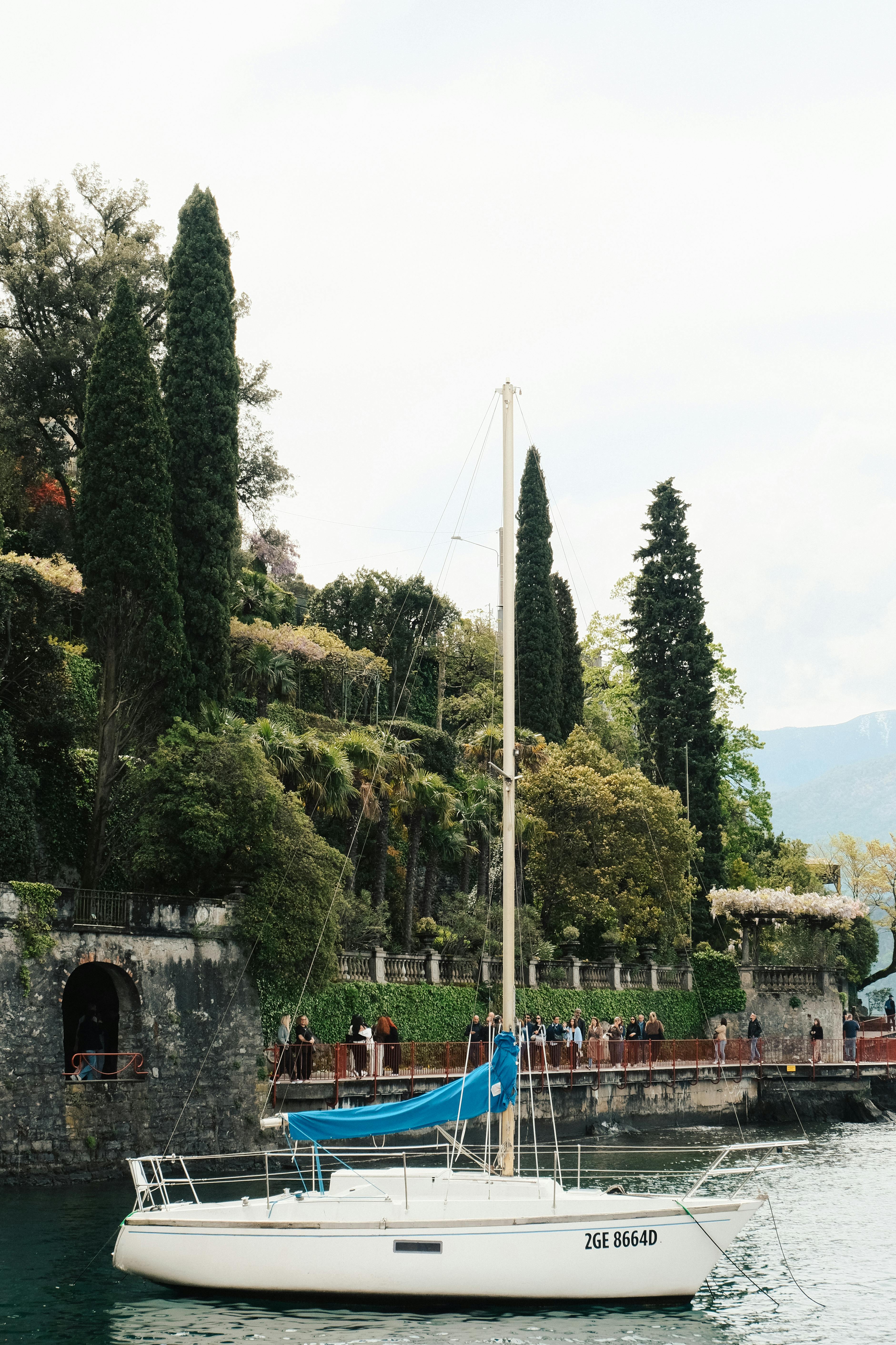 Sailboat on Scenic Lake Como in Italy · Free Stock Photo