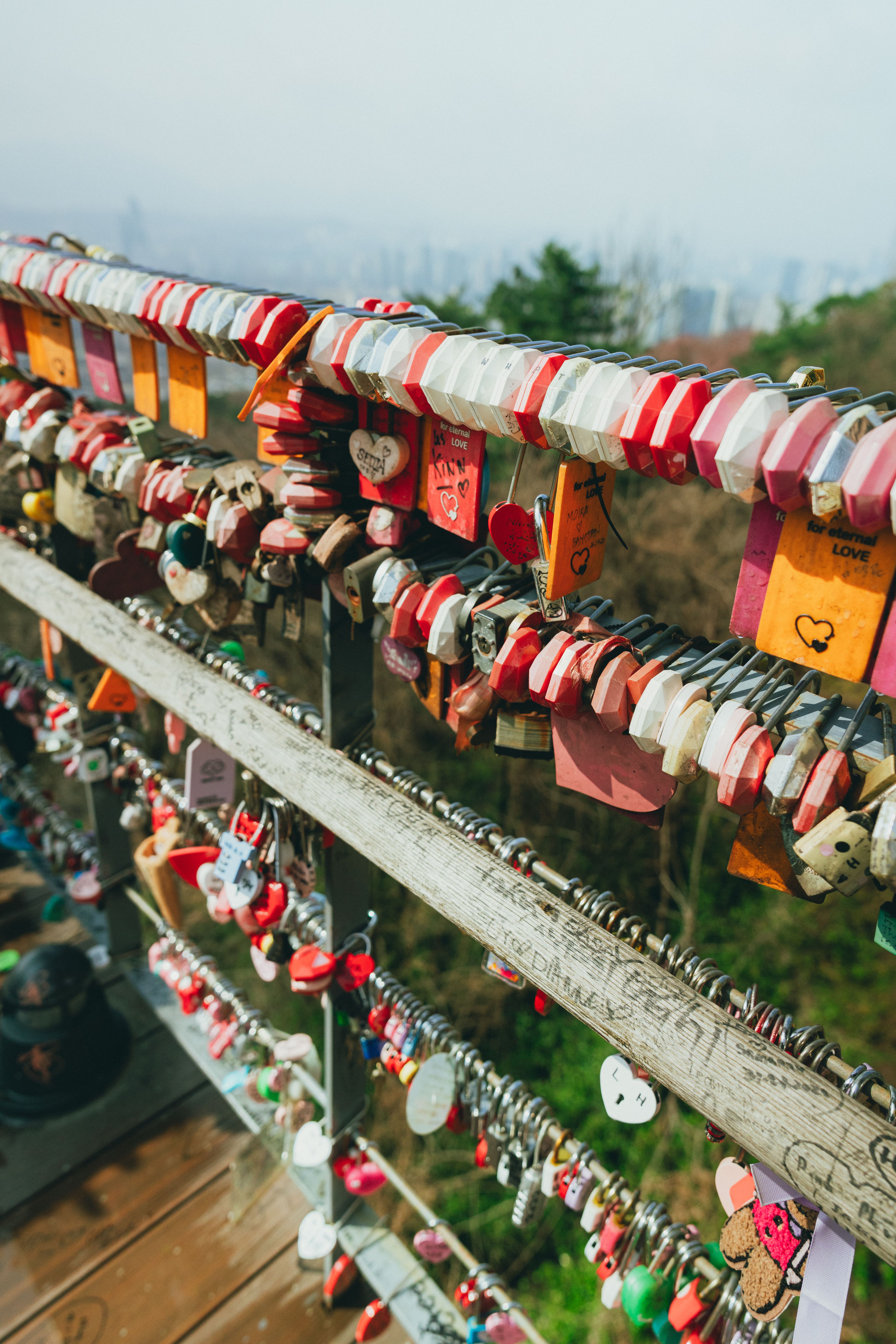 SEO-Optimized Title: Love Locks on Namsan Tower Fence, Seoul · Free ...