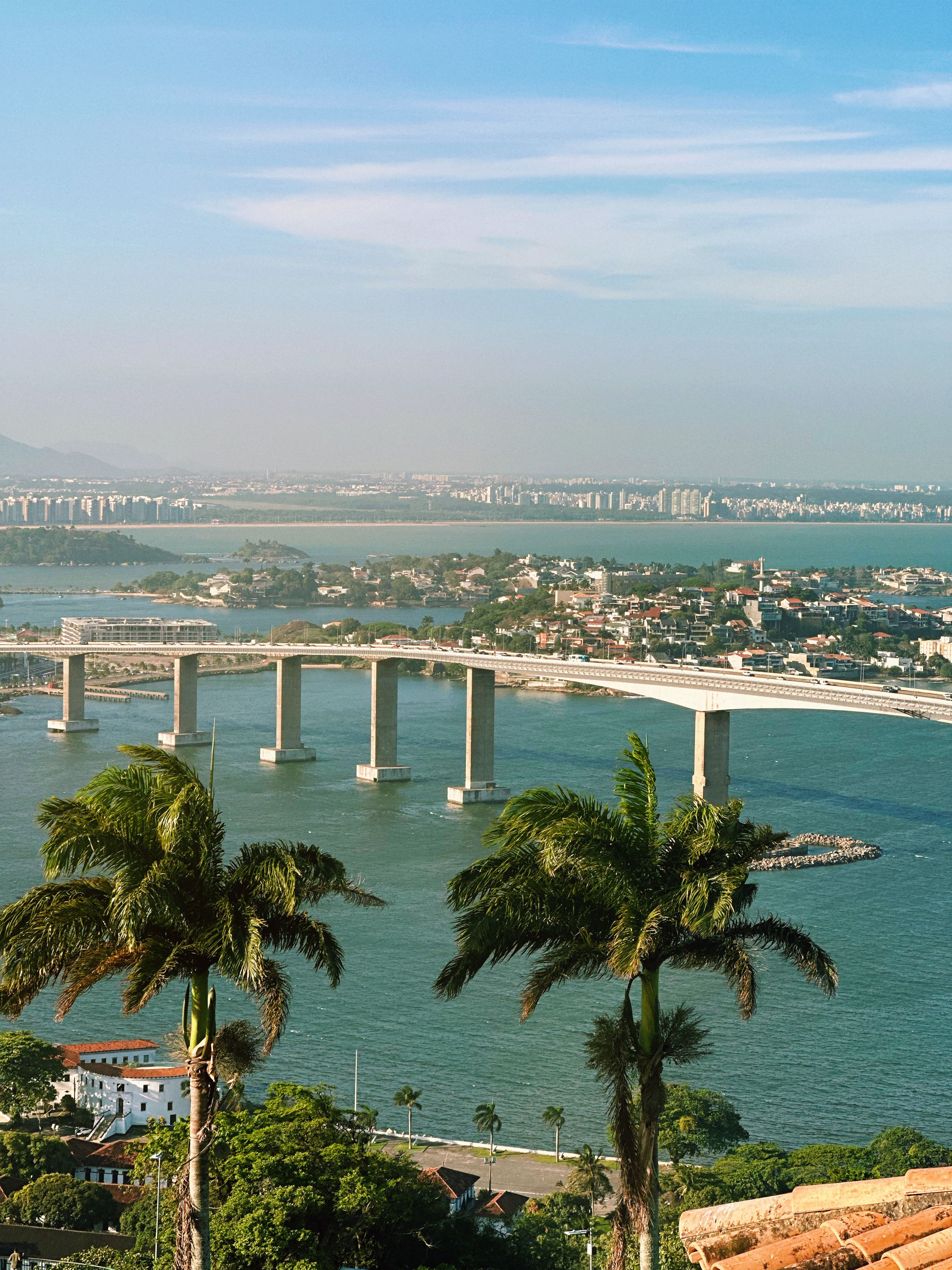Aerial View of City in Corrientes, Argentina Near Body of Water · Free ...