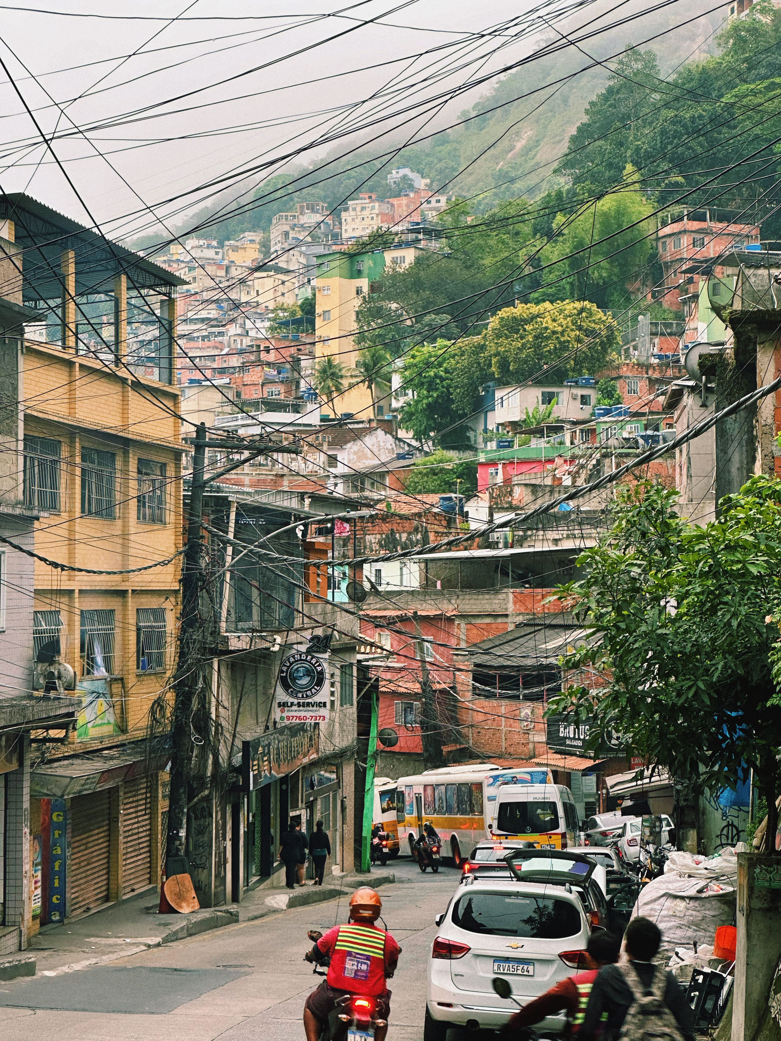 Colorful Street Scene in Brazilian Favela · Free Stock Photo