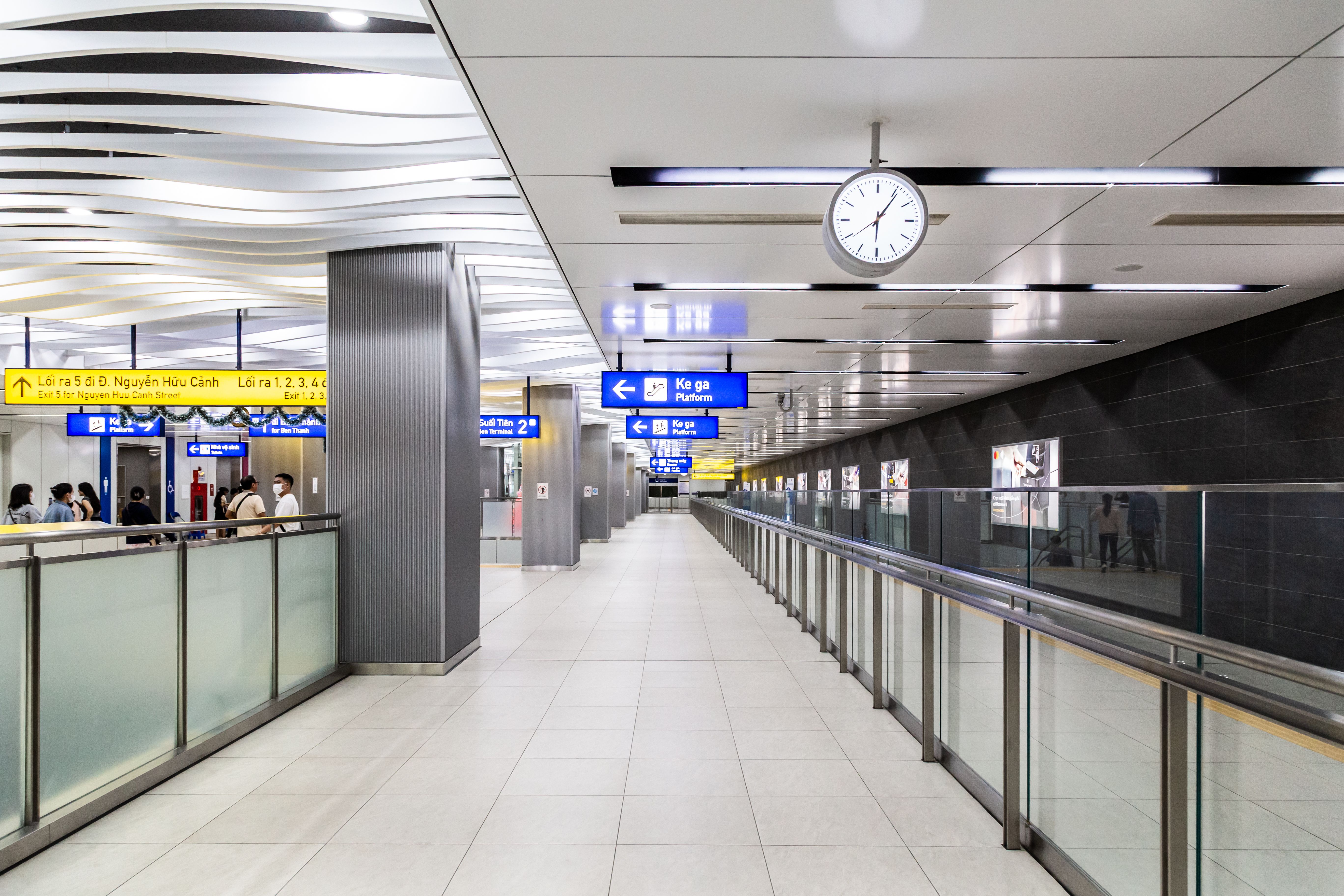 Modern Metro Station Interior in Ho Chi Minh City · Free Stock Photo