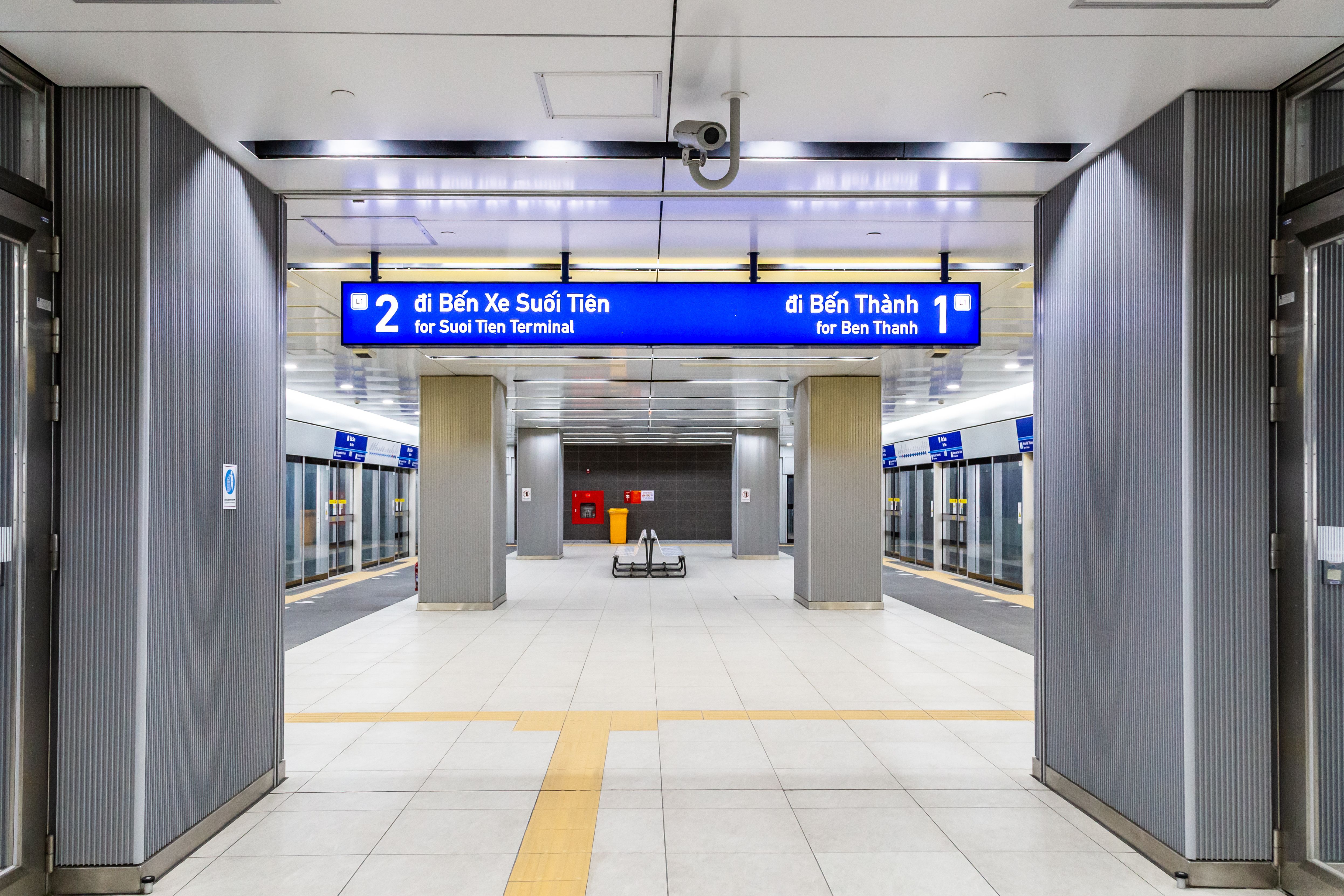 Modern Metro Station Interior in Ho Chi Minh City · Free Stock Photo