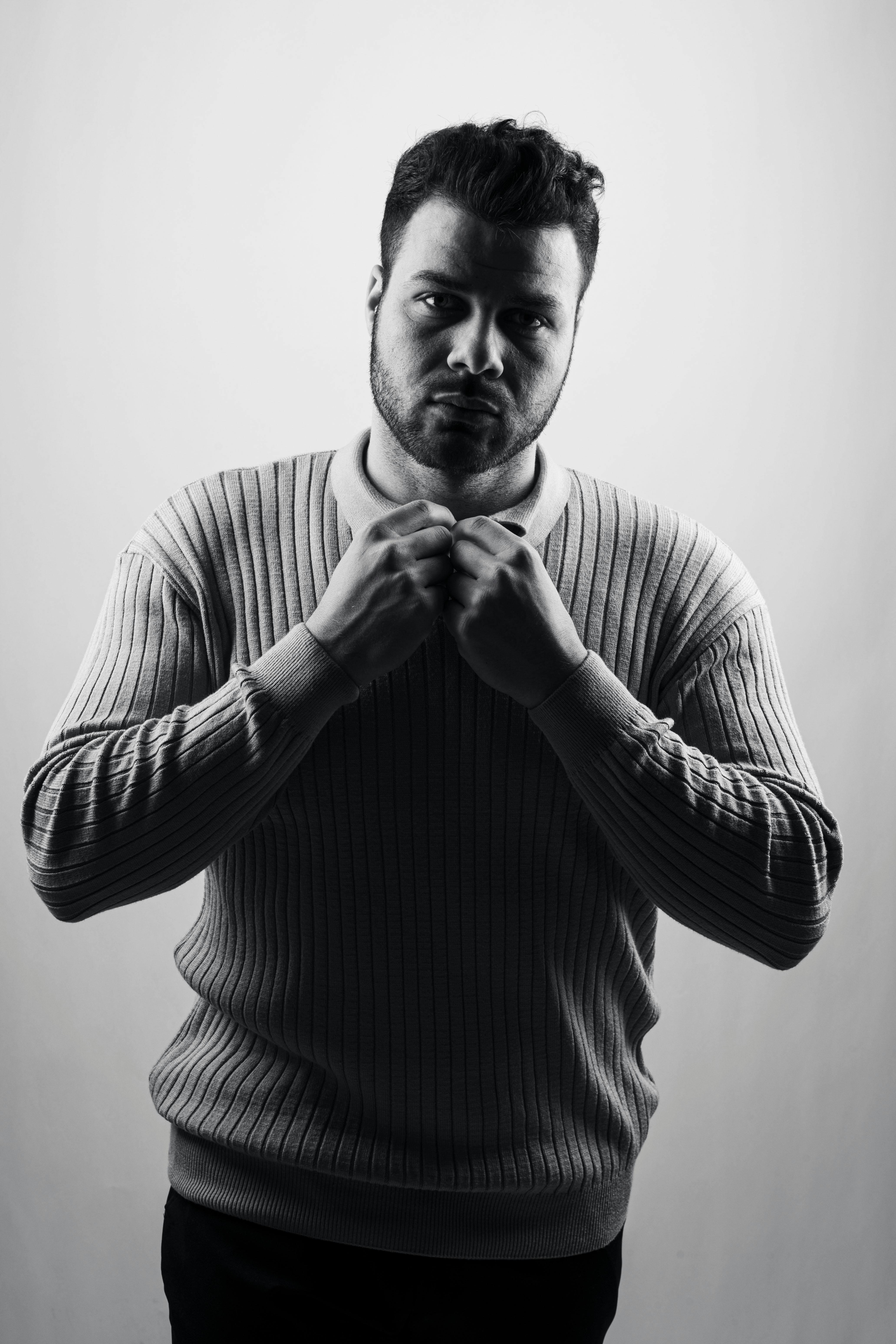 Man Portrait Greyscale Photos, Download The BEST Free Man Portrait ...