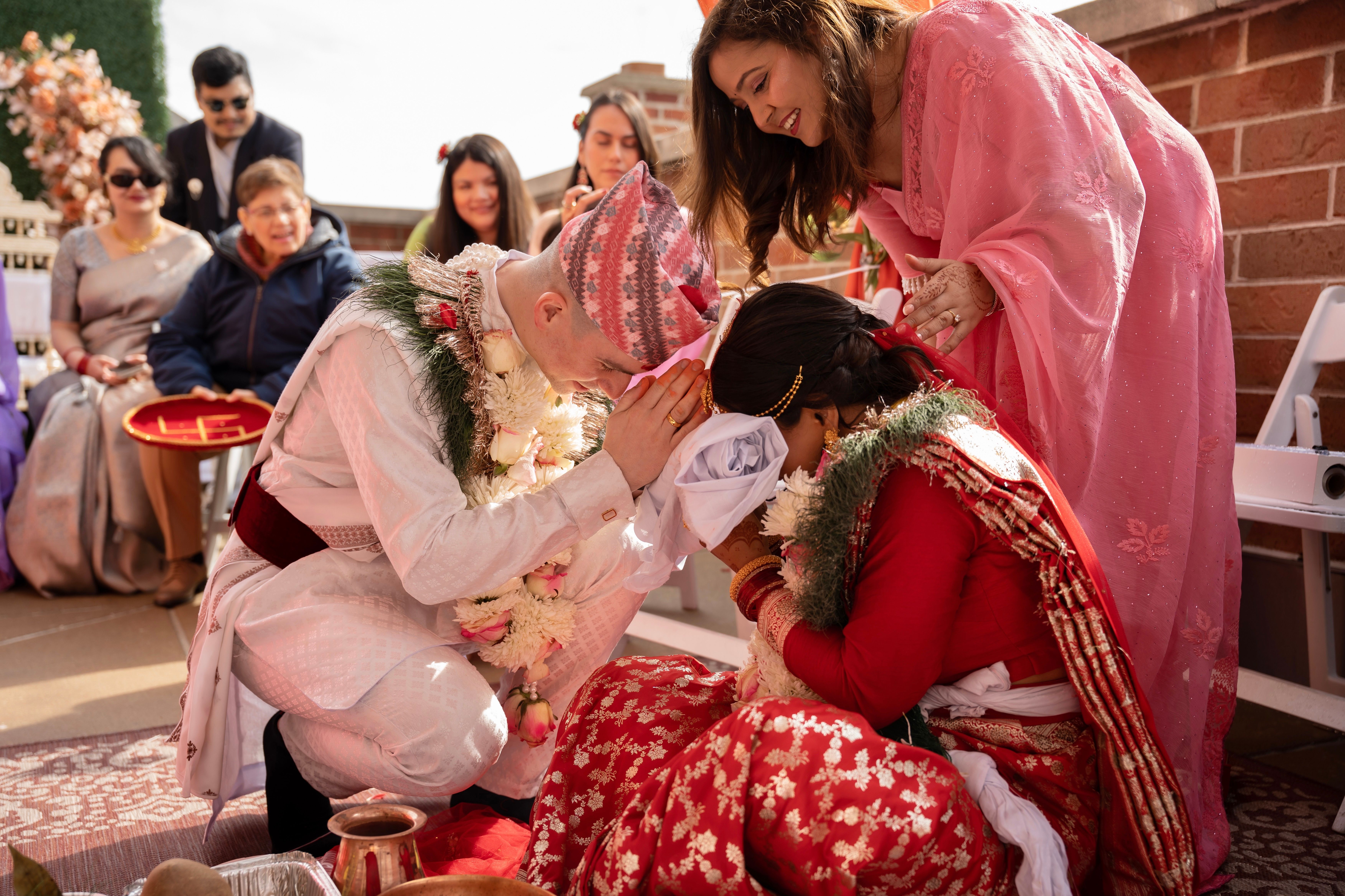 Traditional Nepali Wedding Ceremony in Chicago · Free Stock Photo