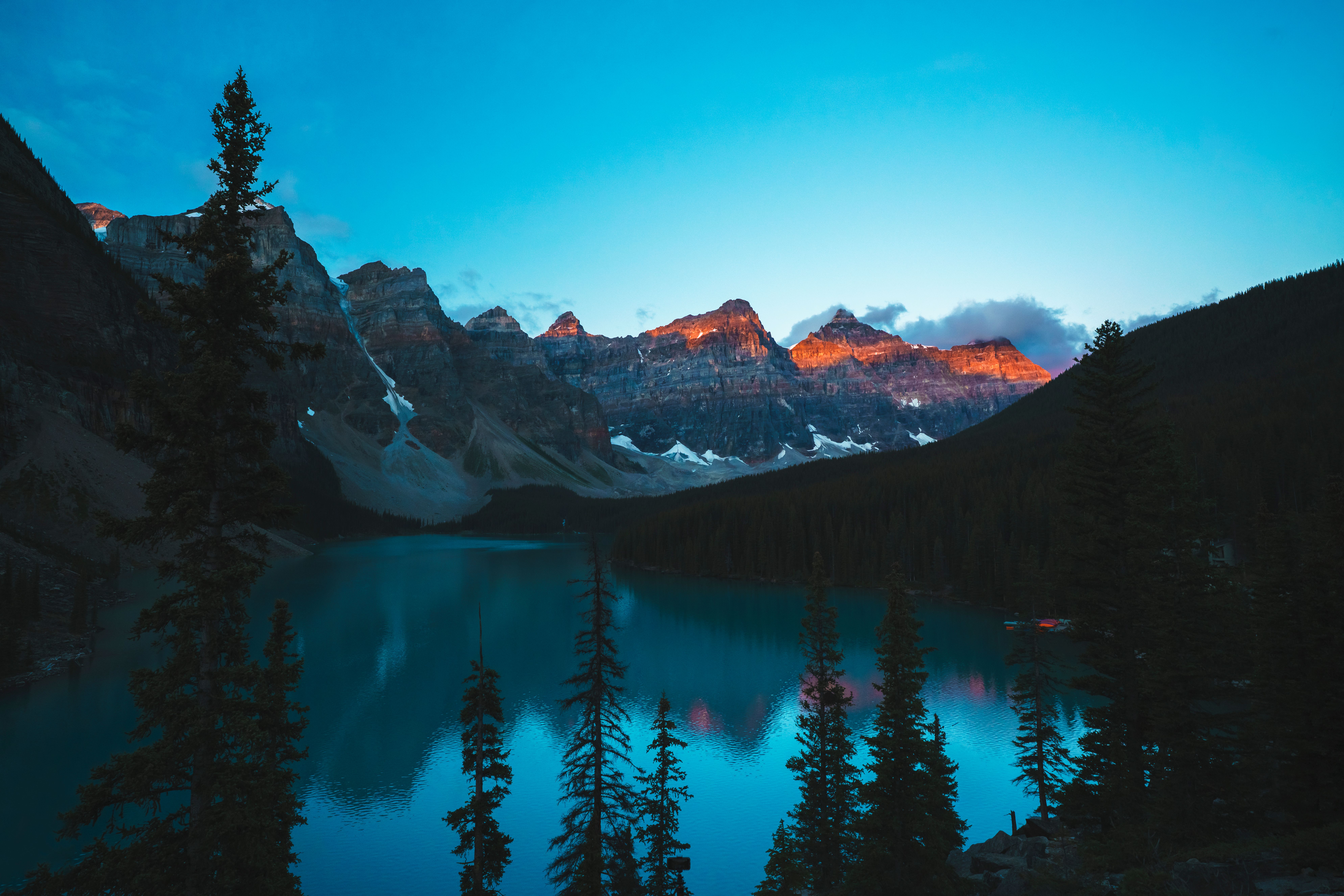 Blue Hour Snow Mountain Photos, Download The BEST Free Blue Hour Snow ...