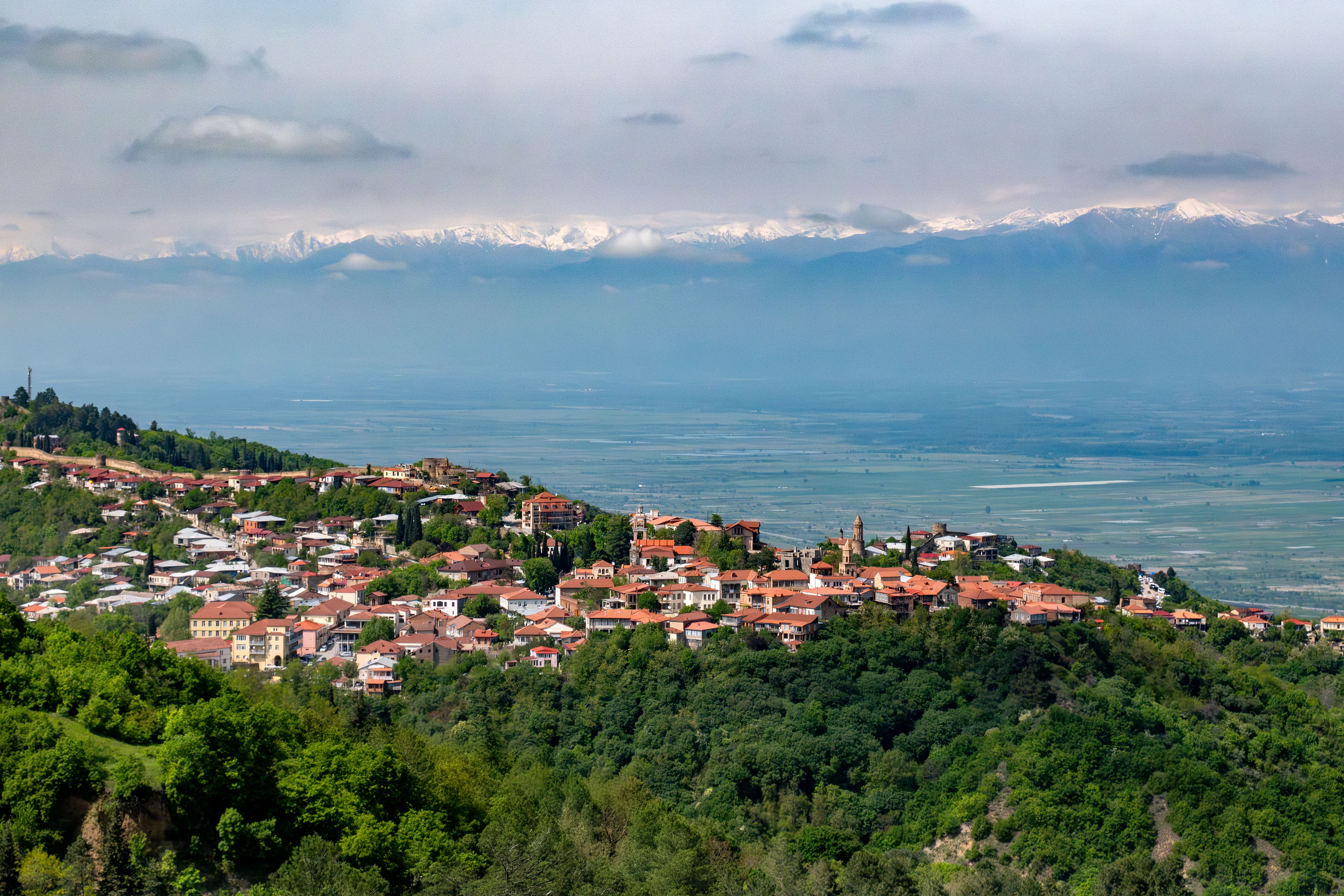 Scenic View of Sighnaghi Town in Georgia · Free Stock Photo