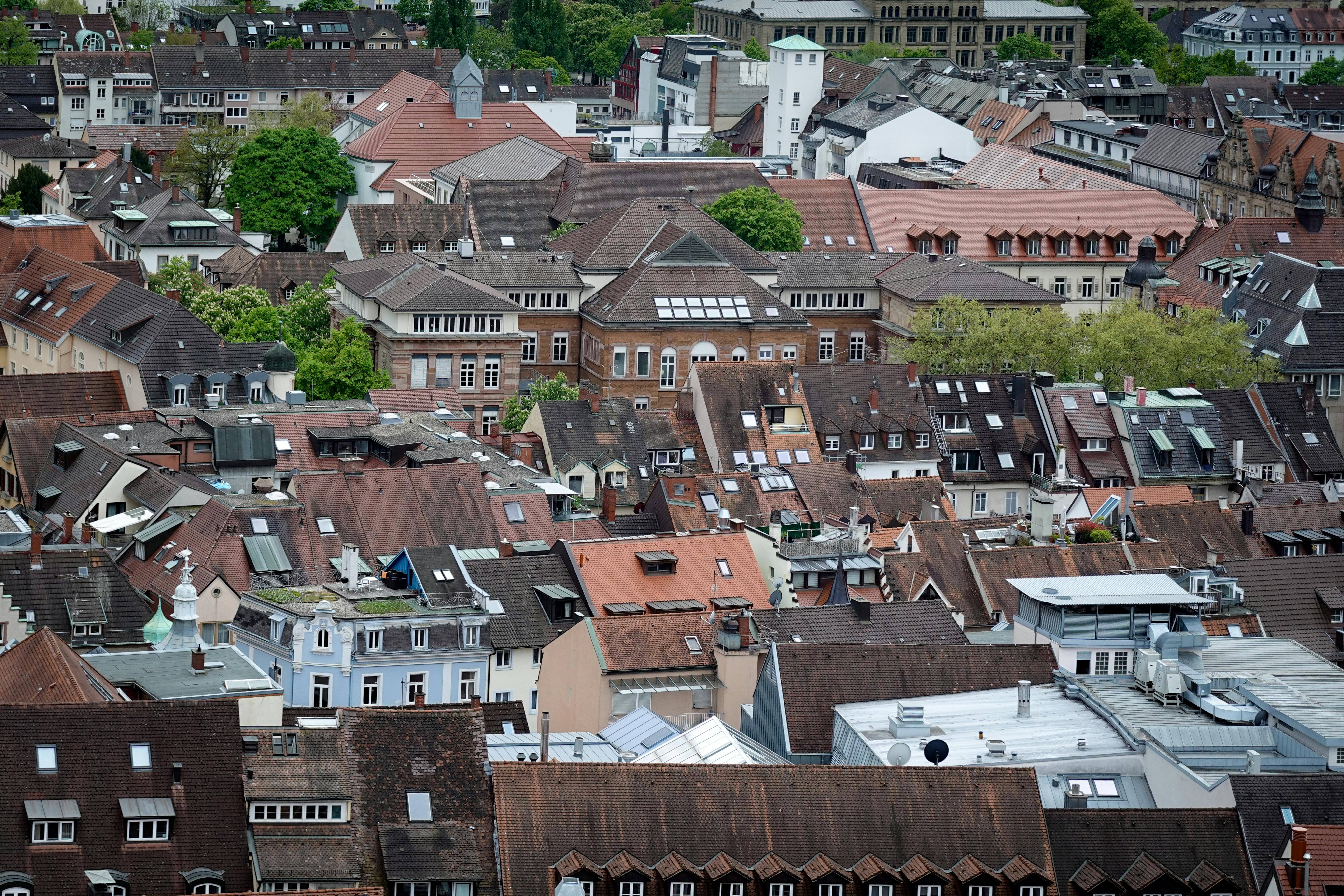 Aerial View of Historic European Rooftops · Free Stock Photo