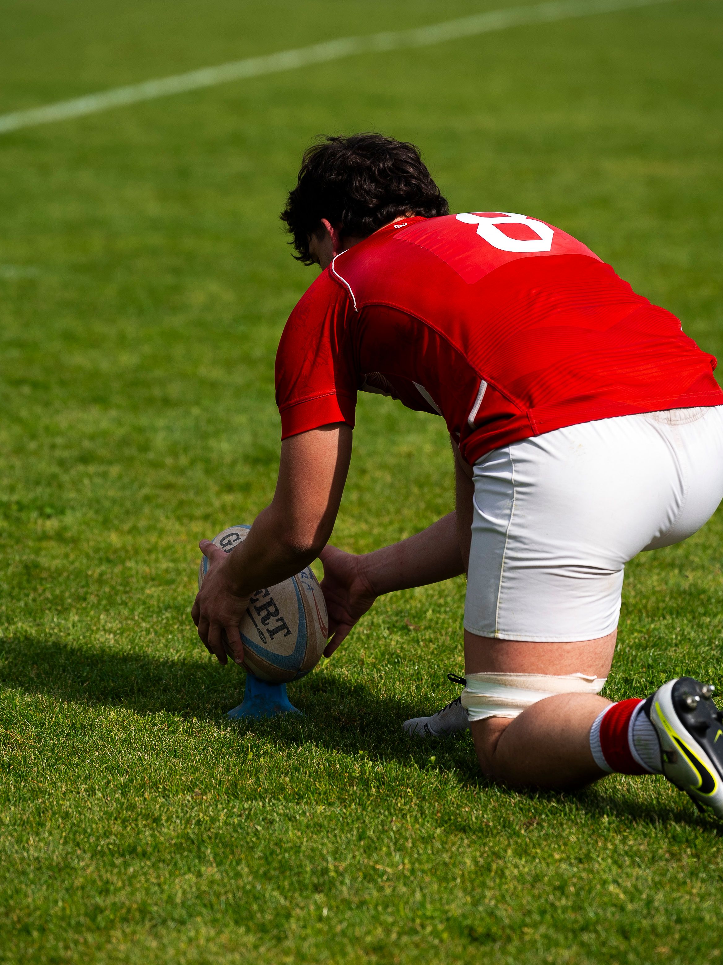 Man Playing Rugby at Daytime · Free Stock Photo