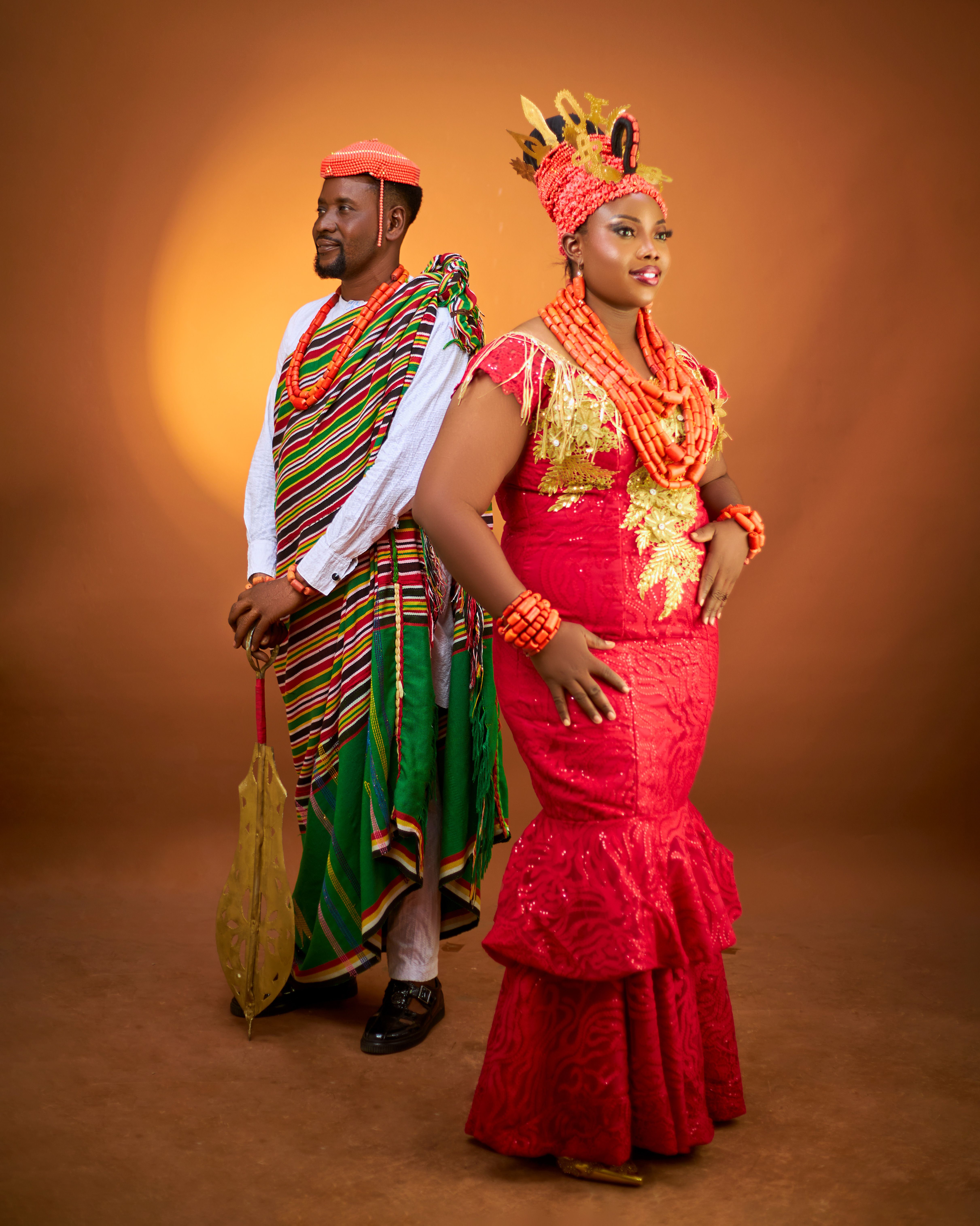 Elegant African Traditional Attire Portrait · Free Stock Photo