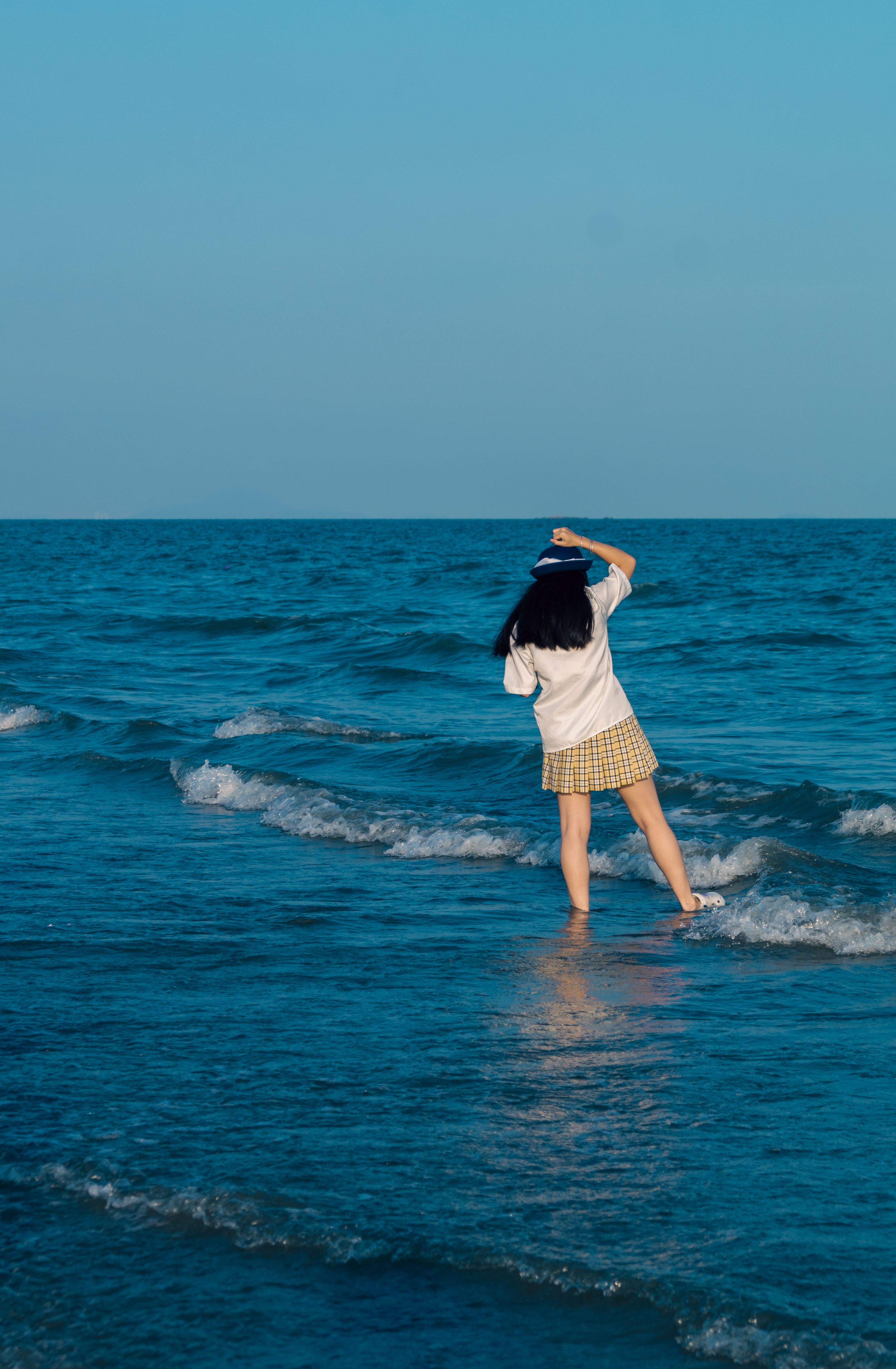 Photo of Woman wearing White Swimwear · Free Stock Photo