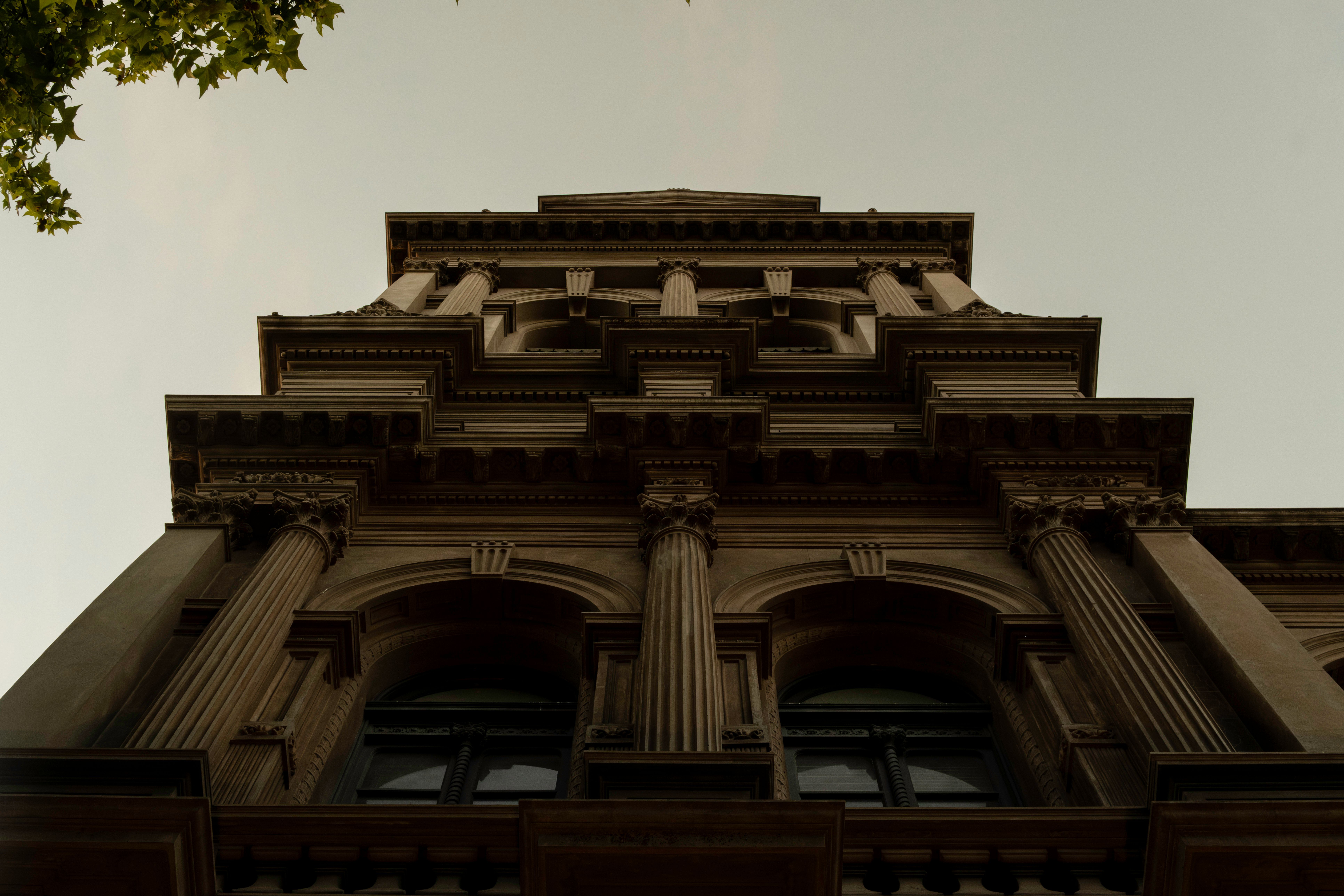 Gothic Architecture Facade at Dusk · Free Stock Photo