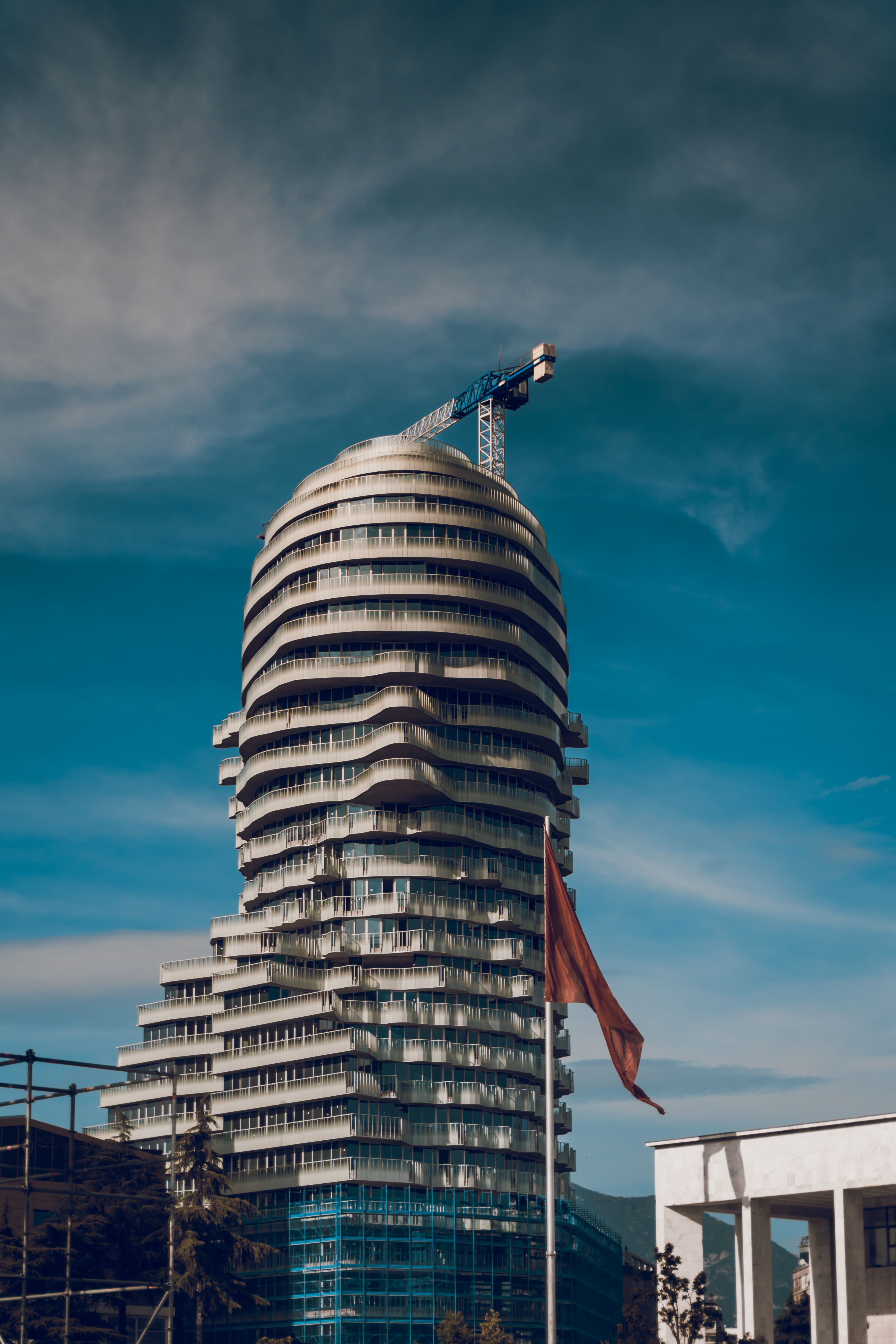 Modern Architectural Building in Tirana, Albania · Free Stock Photo