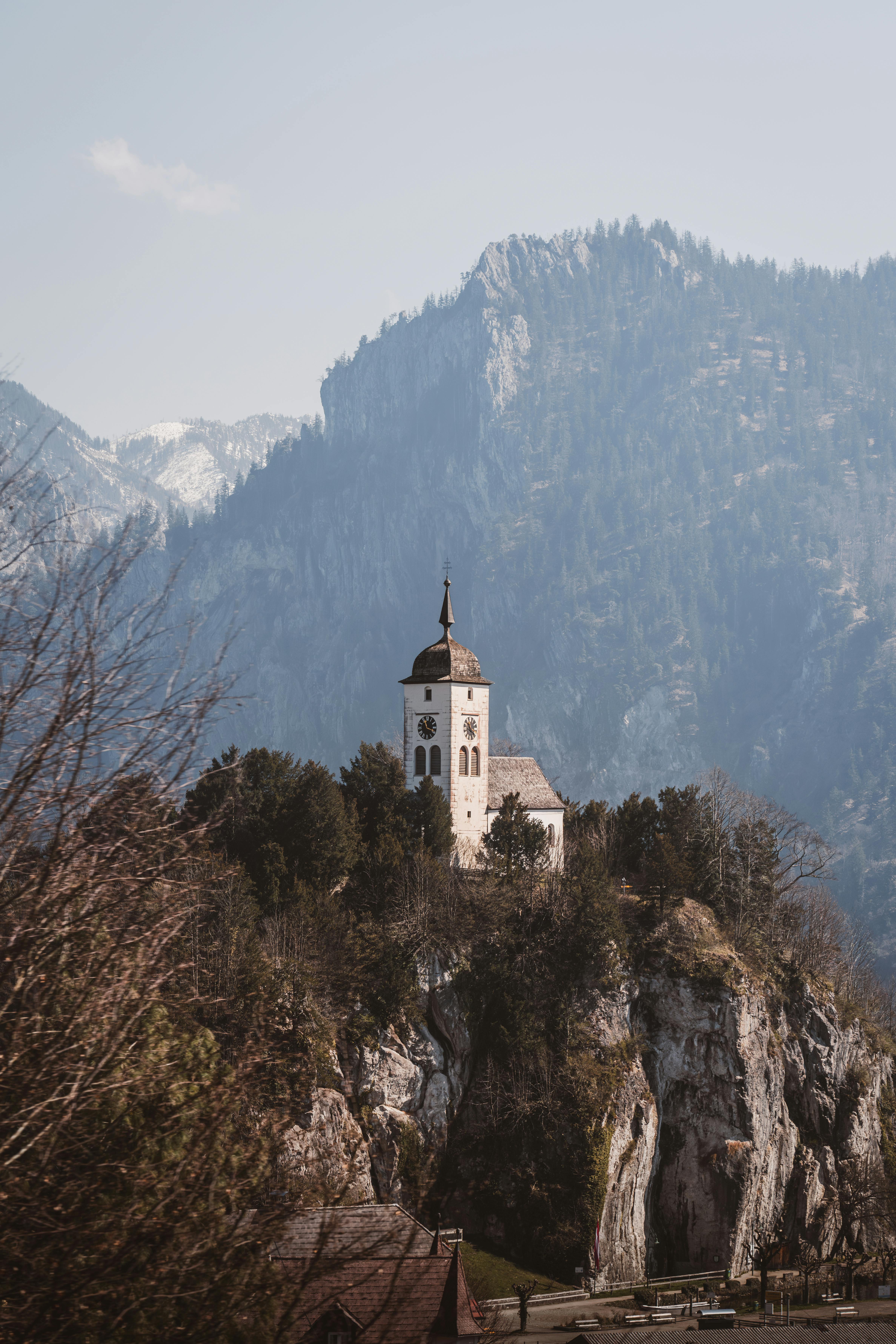 Scenic Austrian Church in Alpine Setting · Free Stock Photo