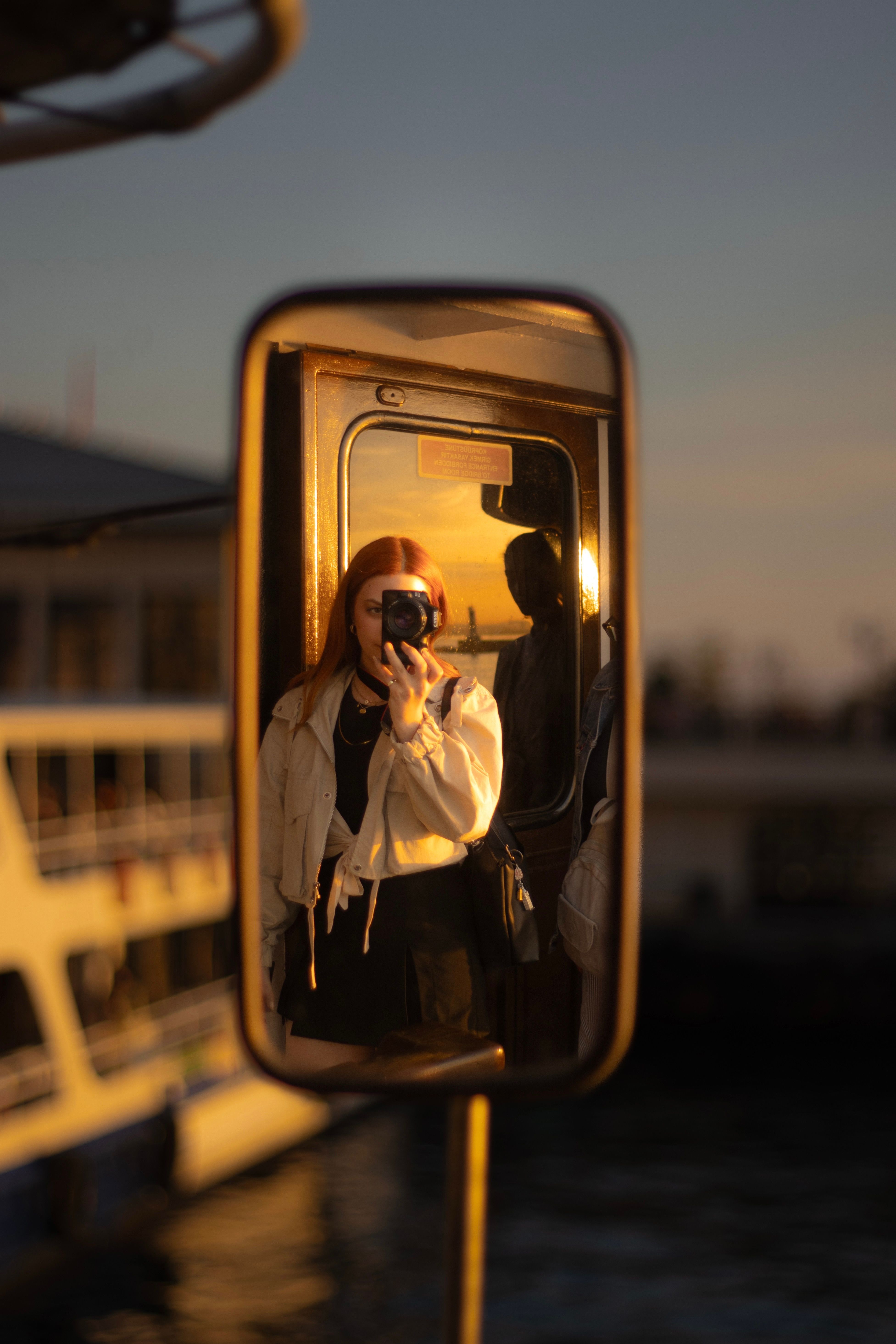 Reflective Self-Portrait at Sunset in İstanbul · Free Stock Photo