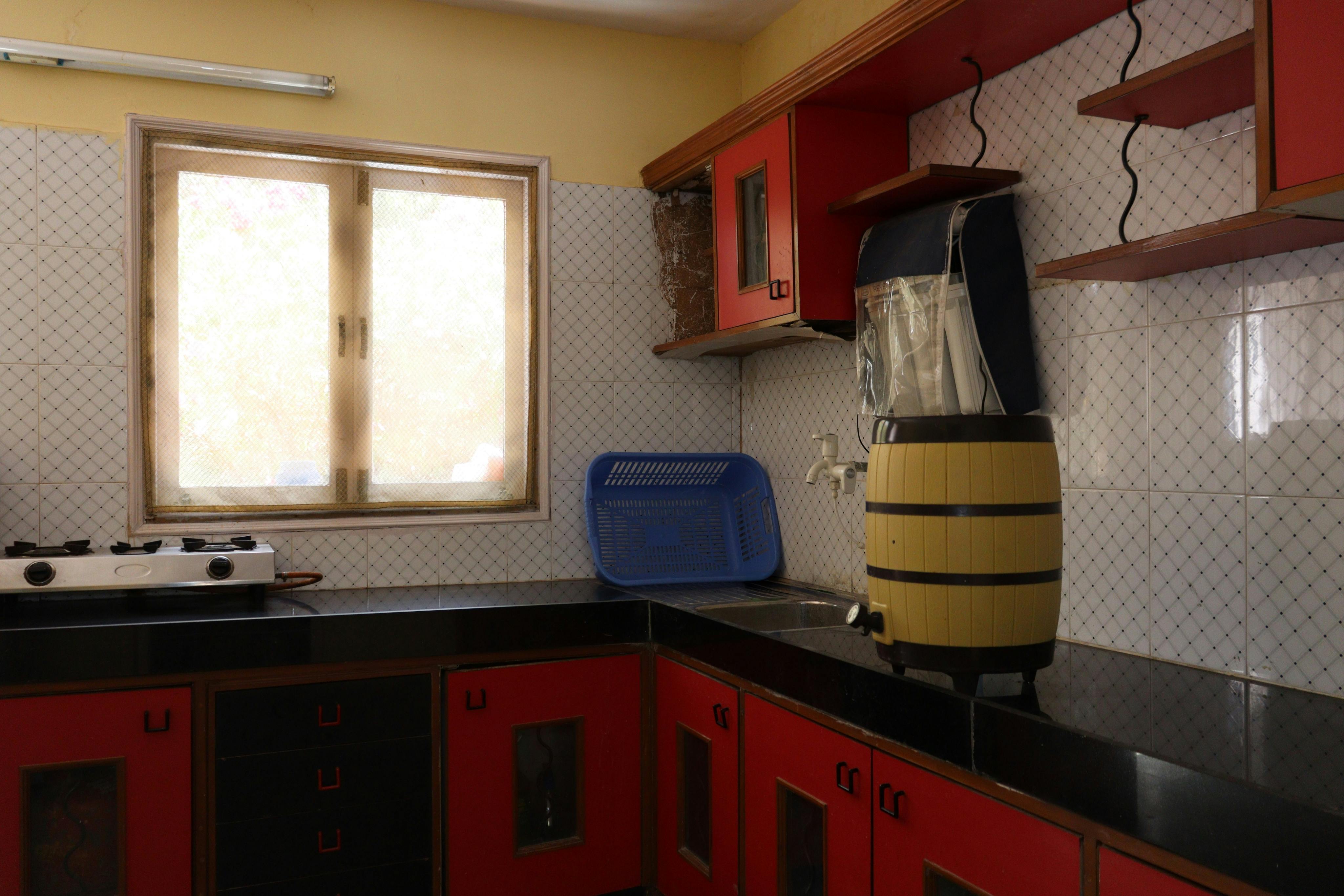 Traditional Indian Kitchen Interior with Bright Colors · Free Stock Photo