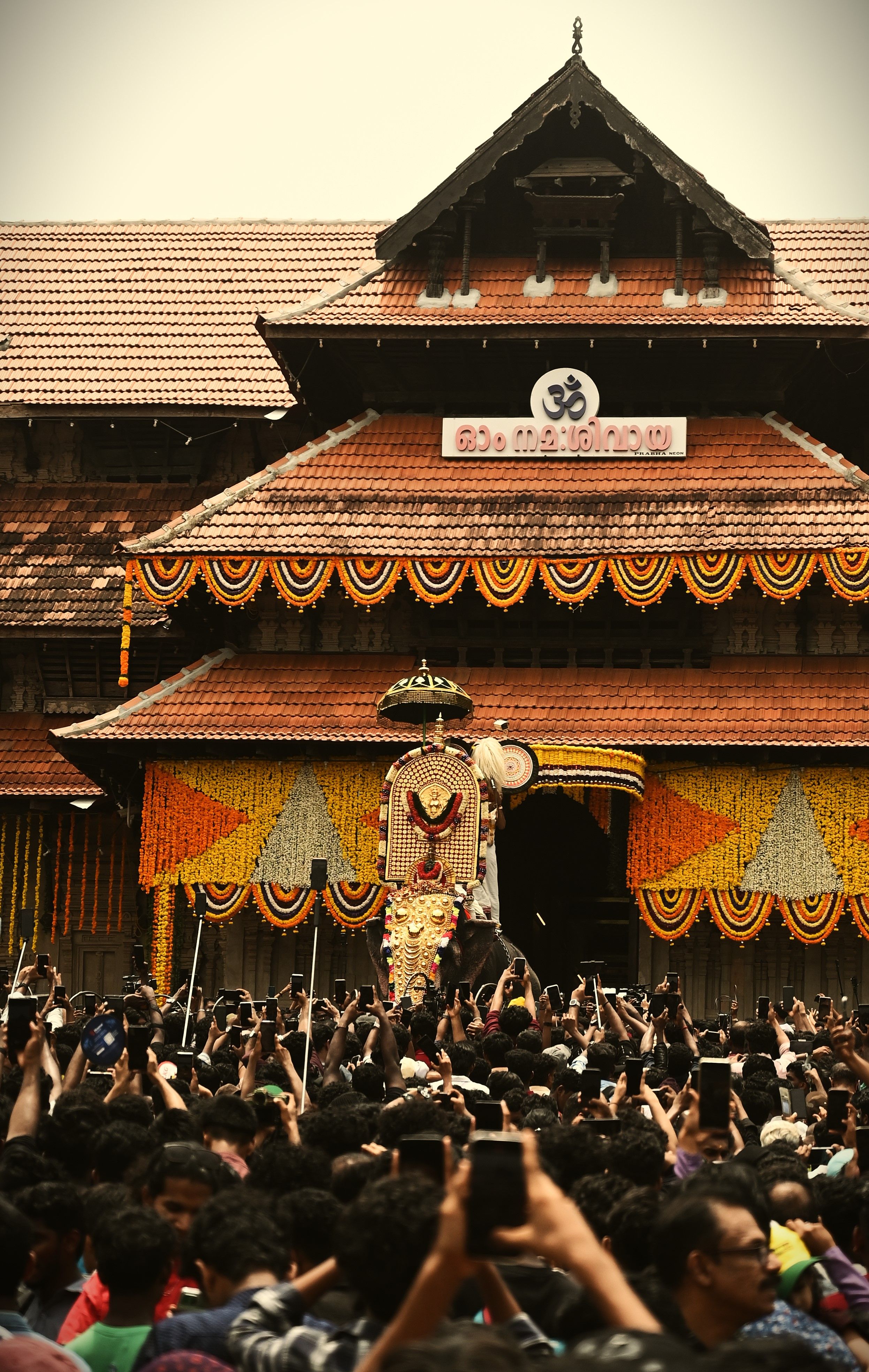 Thrissur Pooram Festival at Vadakkunnathan Temple · Free Stock Photo