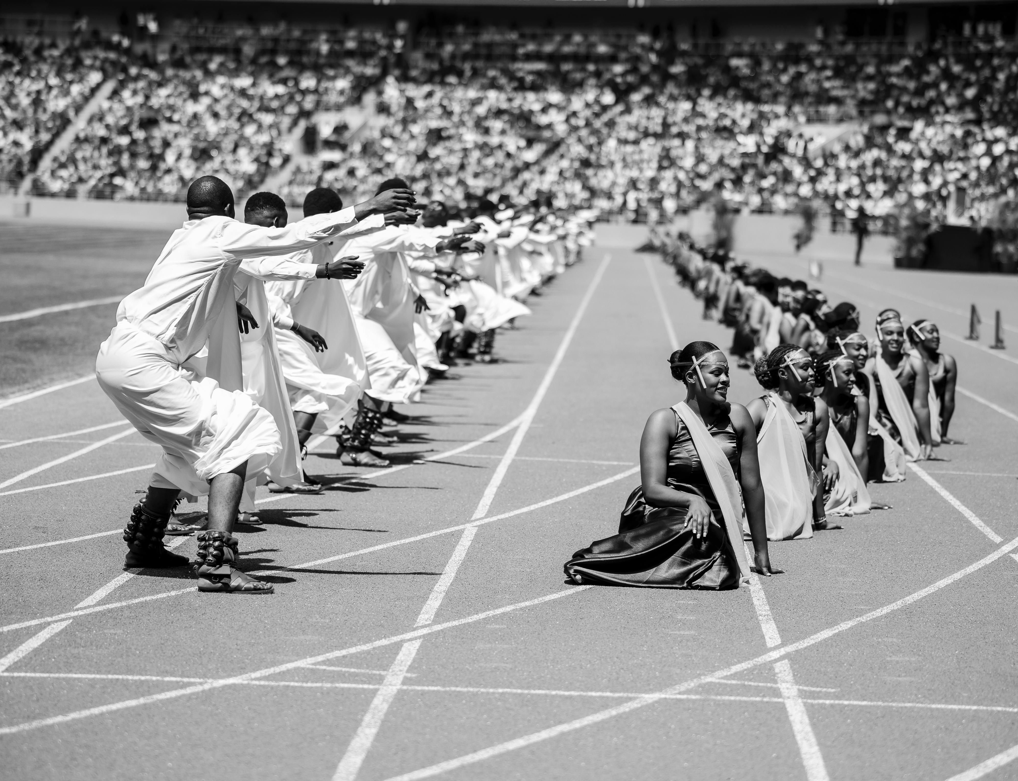 Cultural Performance at Outdoor Stadium Event · Free Stock Photo