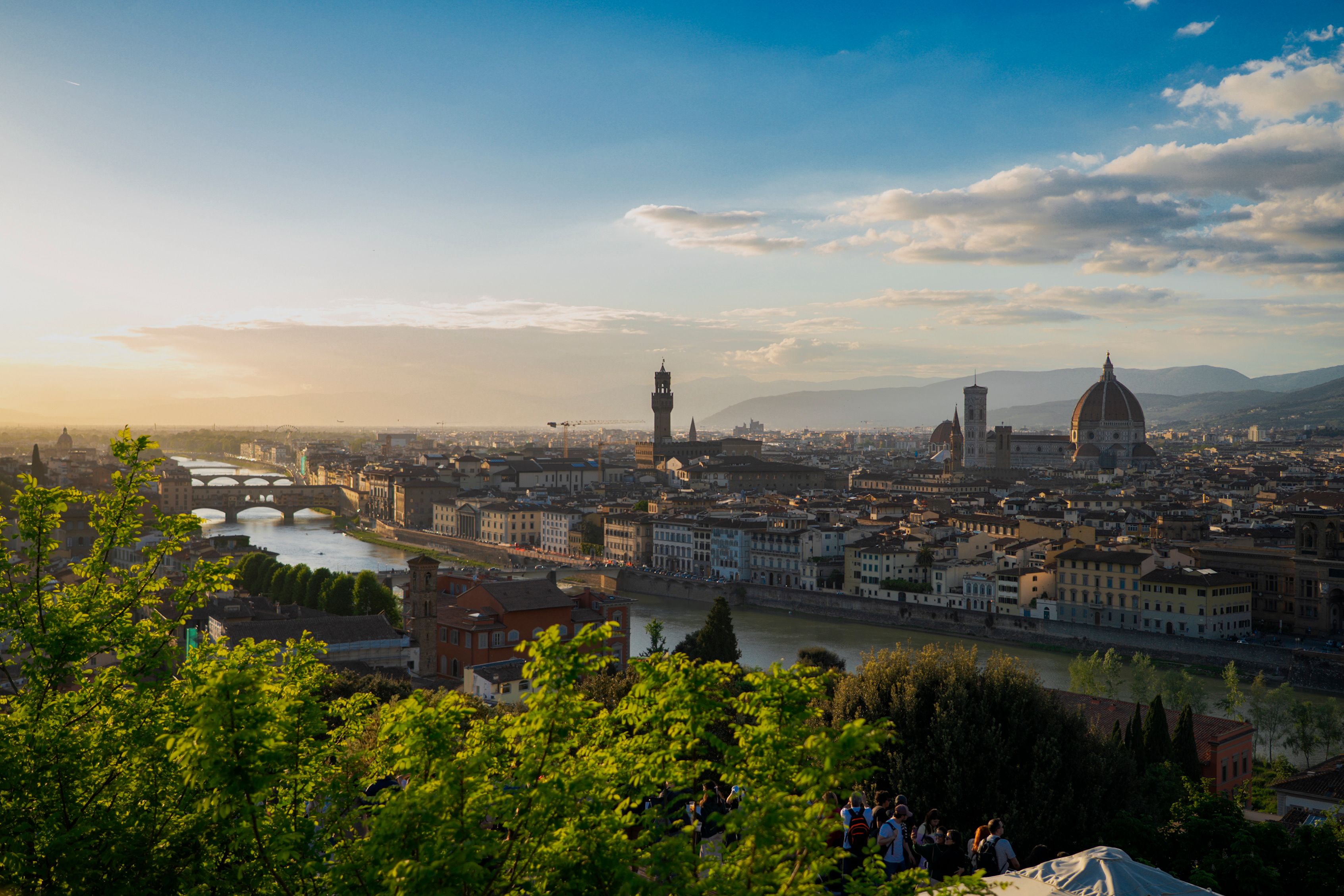 Stunning Sunset Over Florence, Tuscany · Free Stock Photo