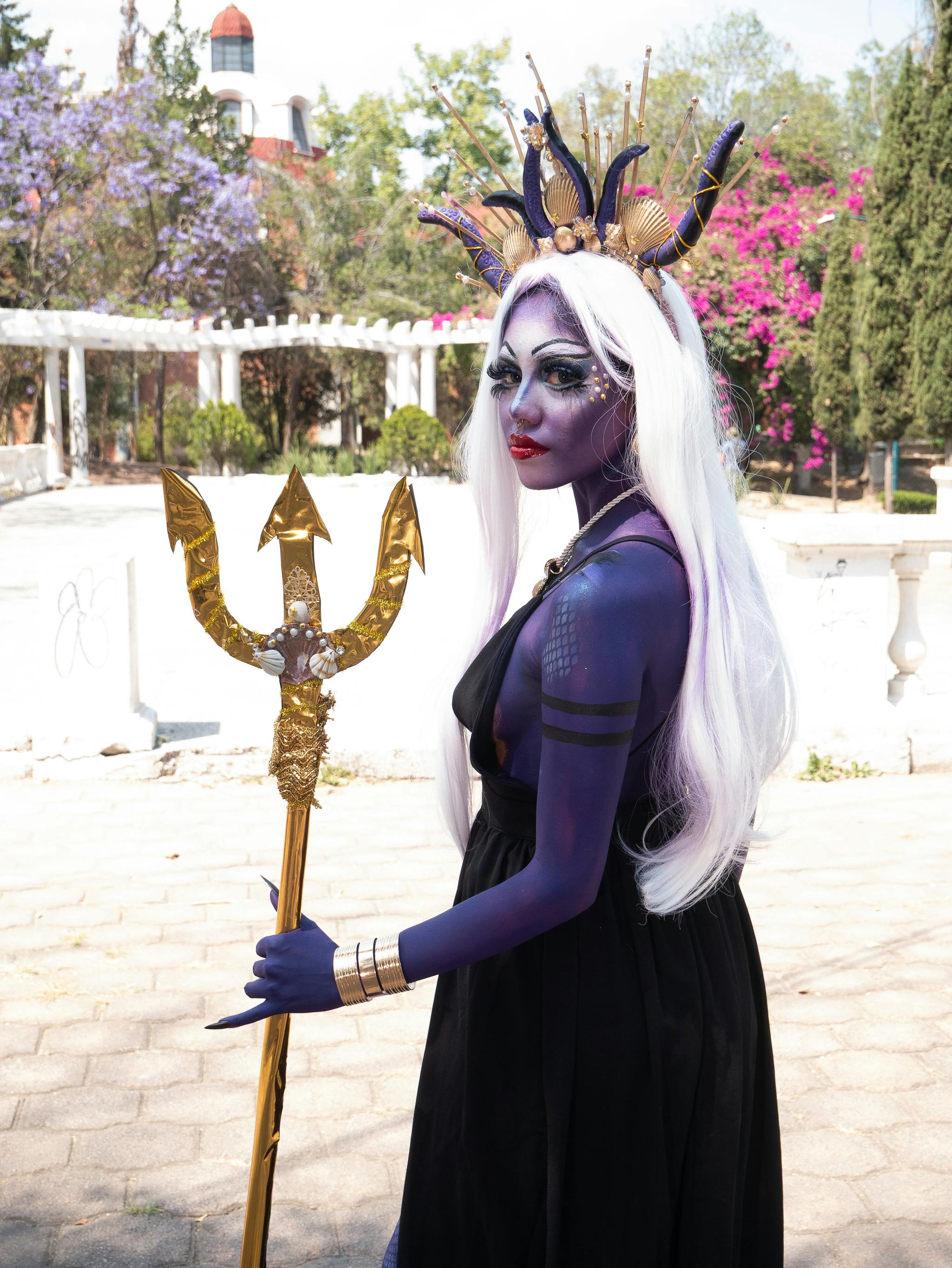 Enchanted Character in Outdoor Cosplay Shoot · Free Stock Photo