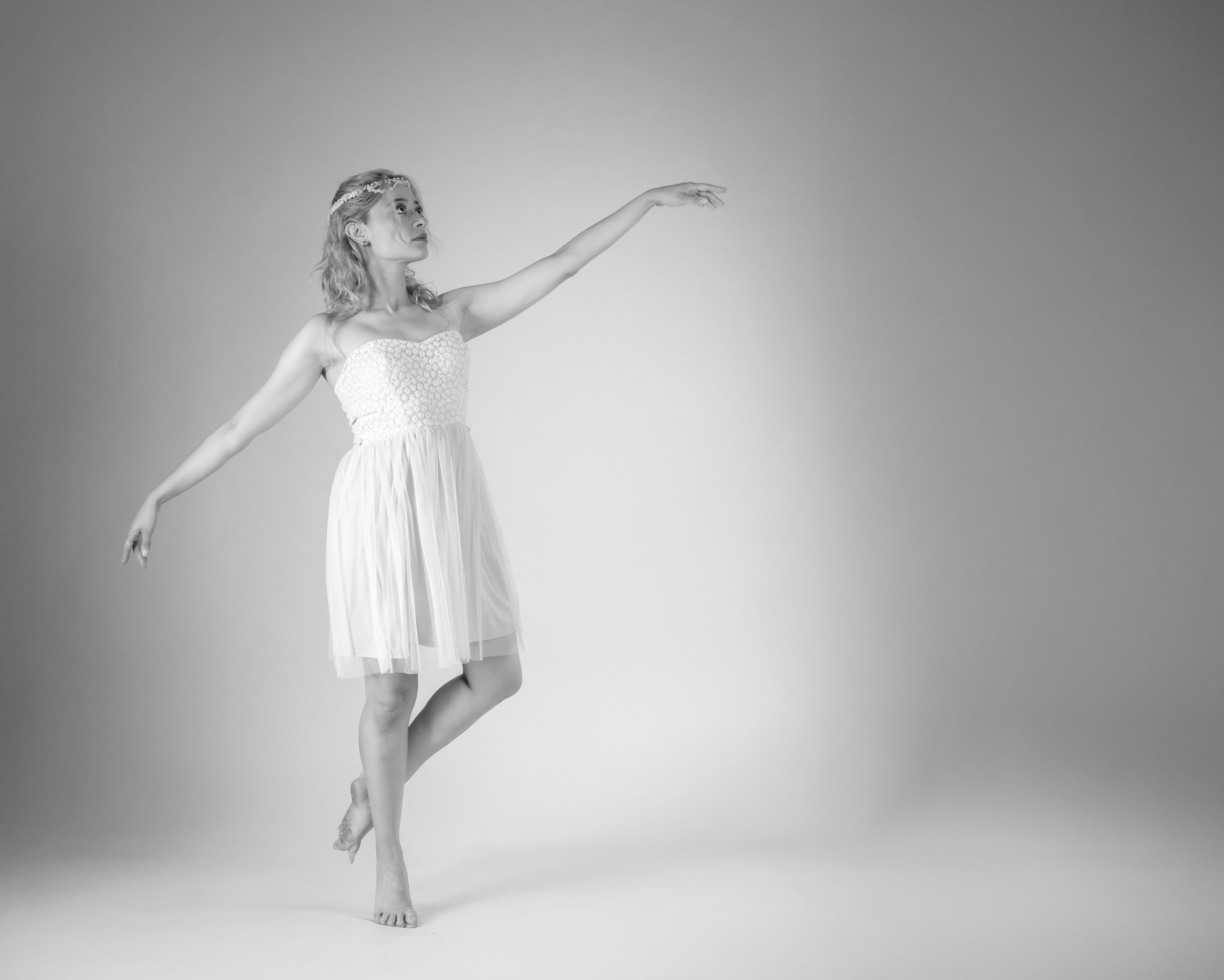 Elegant Ballet Pose by Graceful Dancer · Free Stock Photo