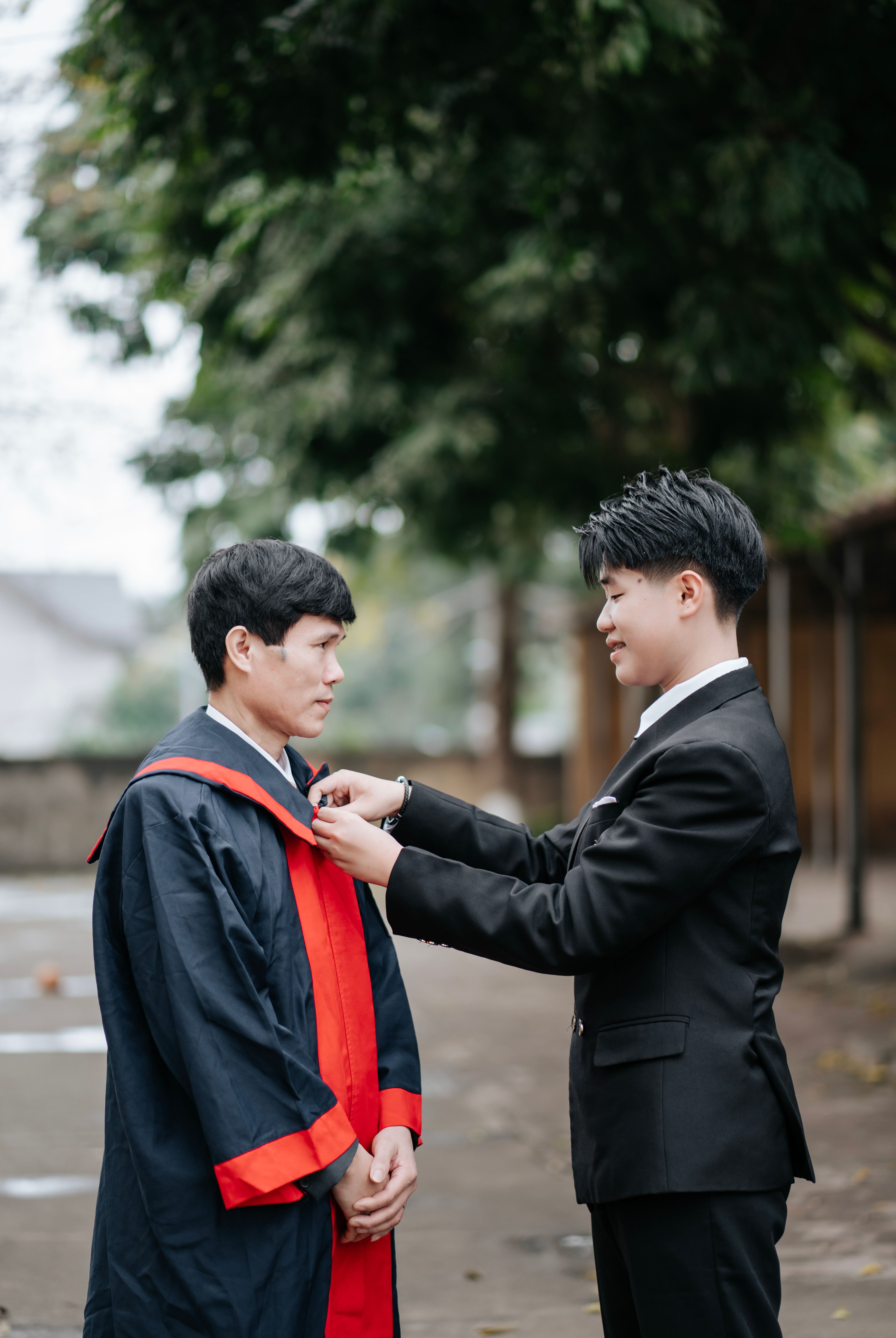 Graduation Day Celebration Outdoors · Free Stock Photo