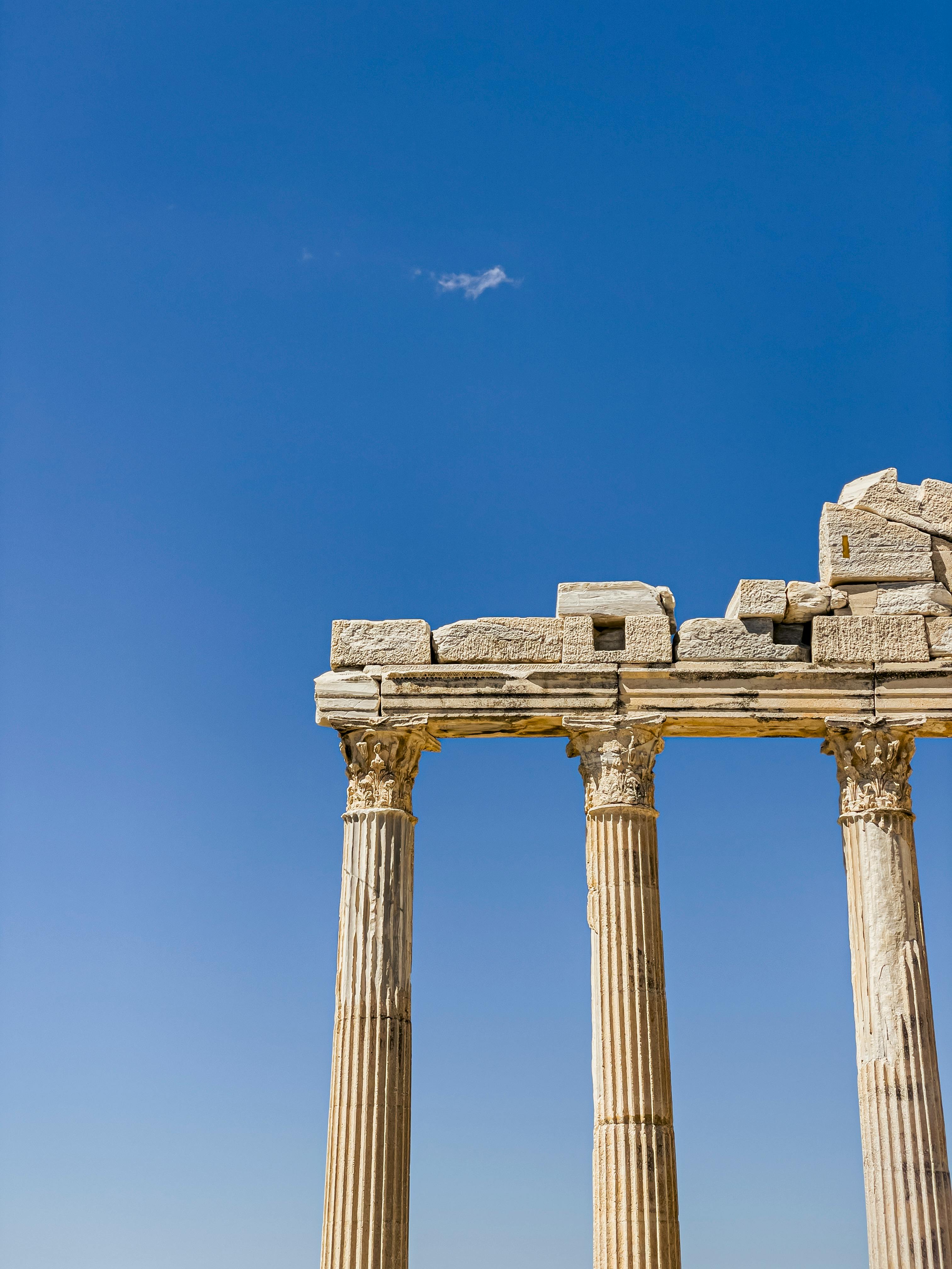 Ancient Temple Columns in Side, Antalya · Free Stock Photo