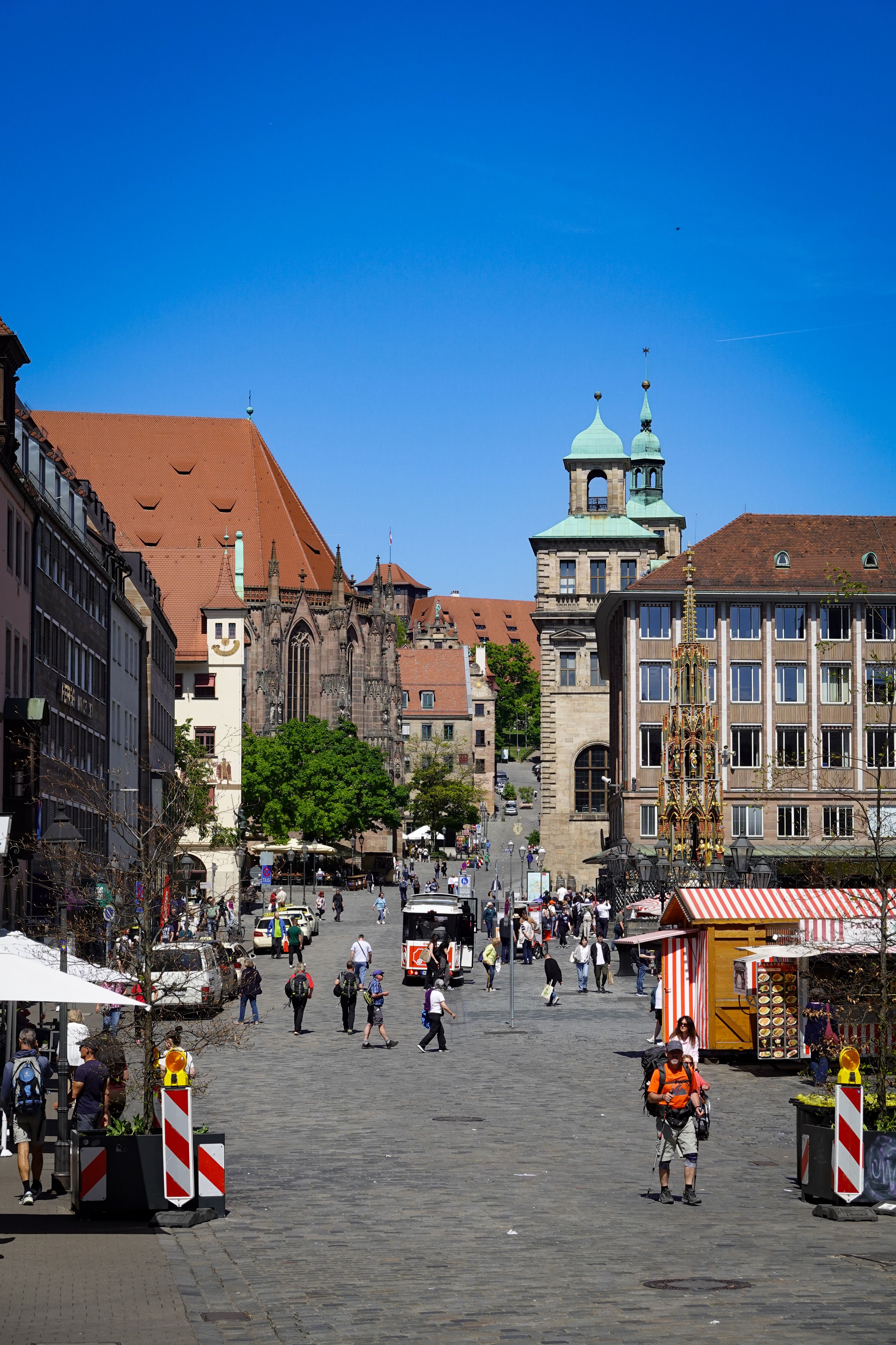 Charming Street in Historic German Town · Free Stock Photo