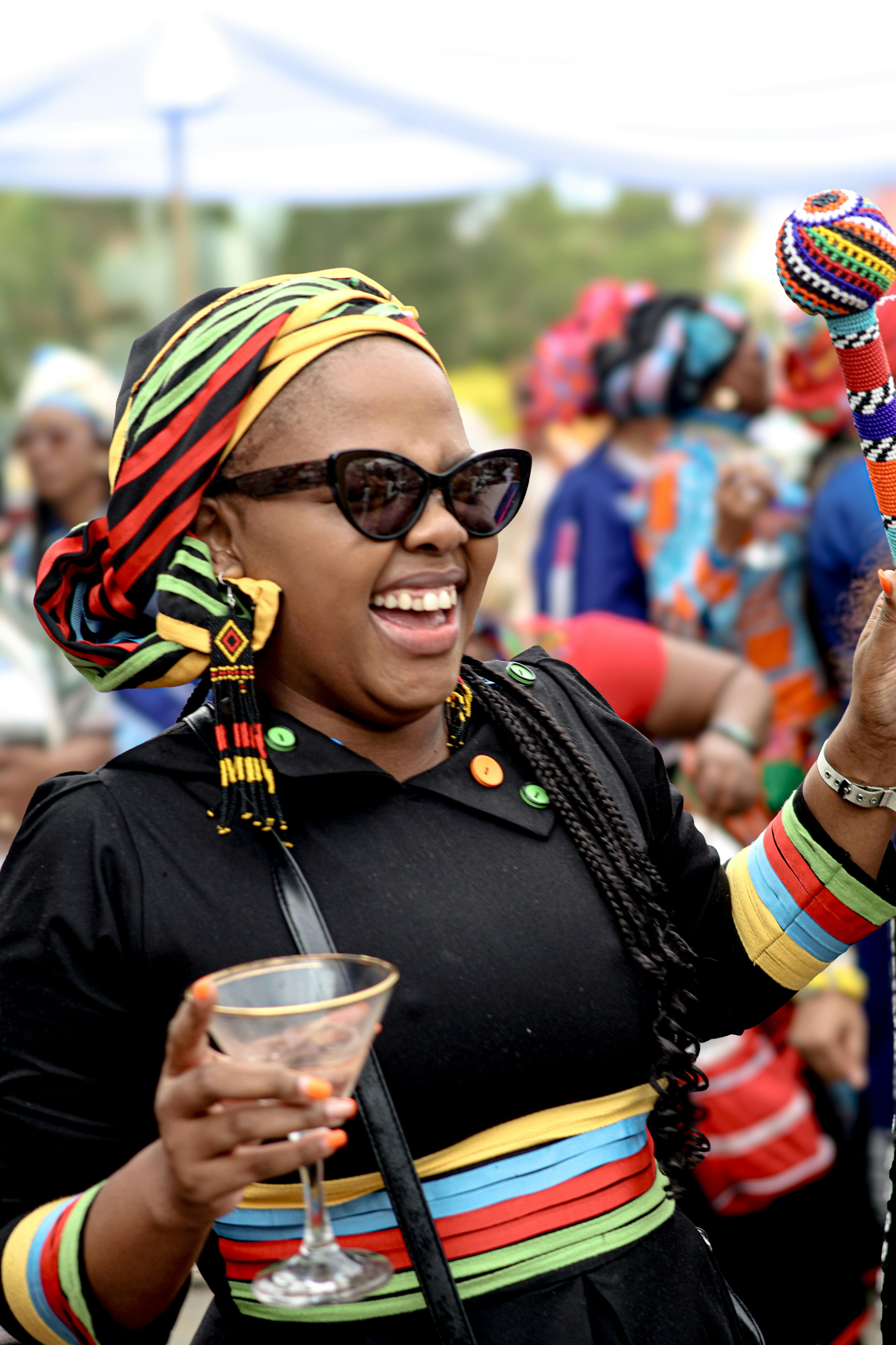 Joyful Celebration at Outdoor Cultural Festival · Free Stock Photo