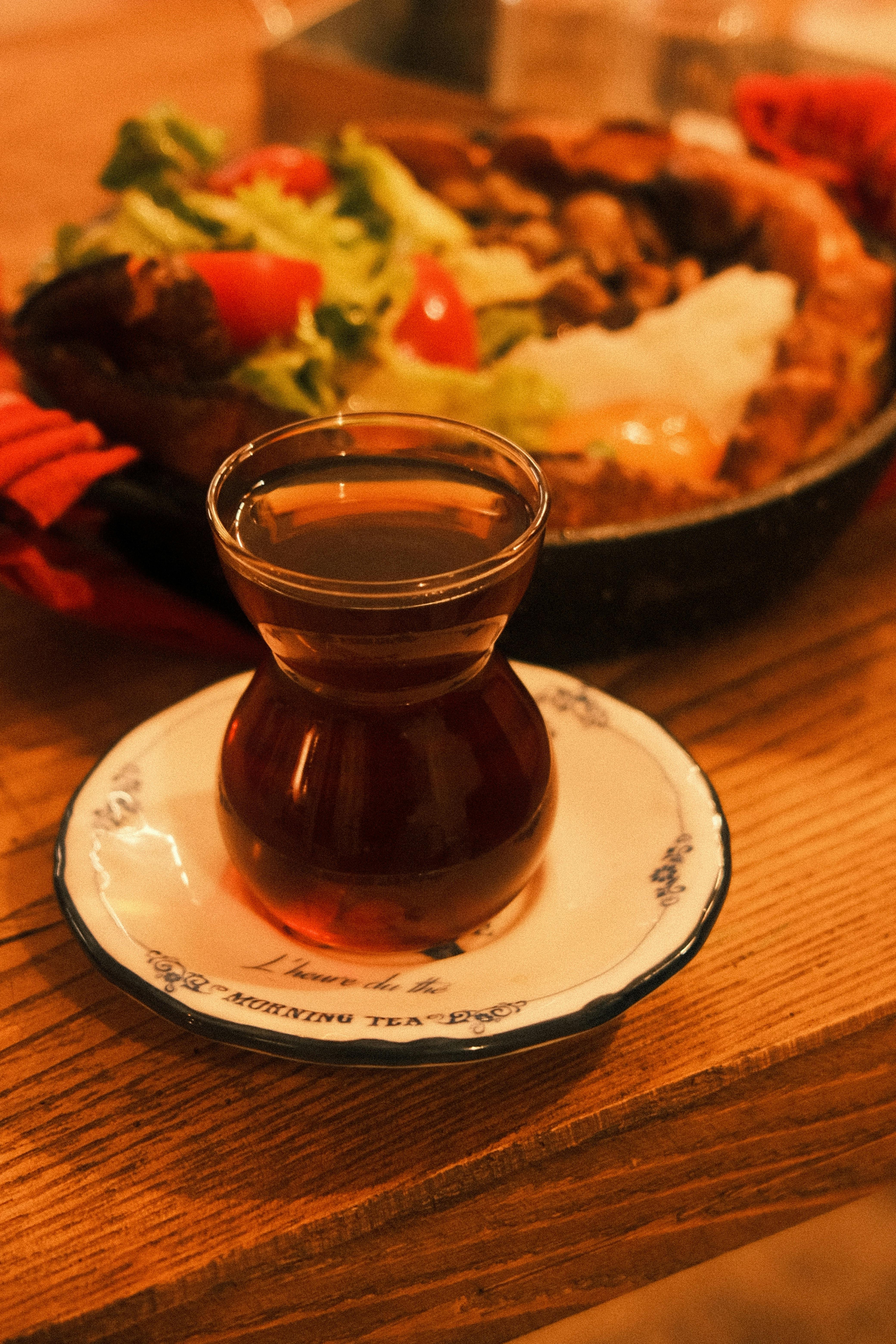 Traditional Turkish Tea in Istanbul Cafe · Free Stock Photo