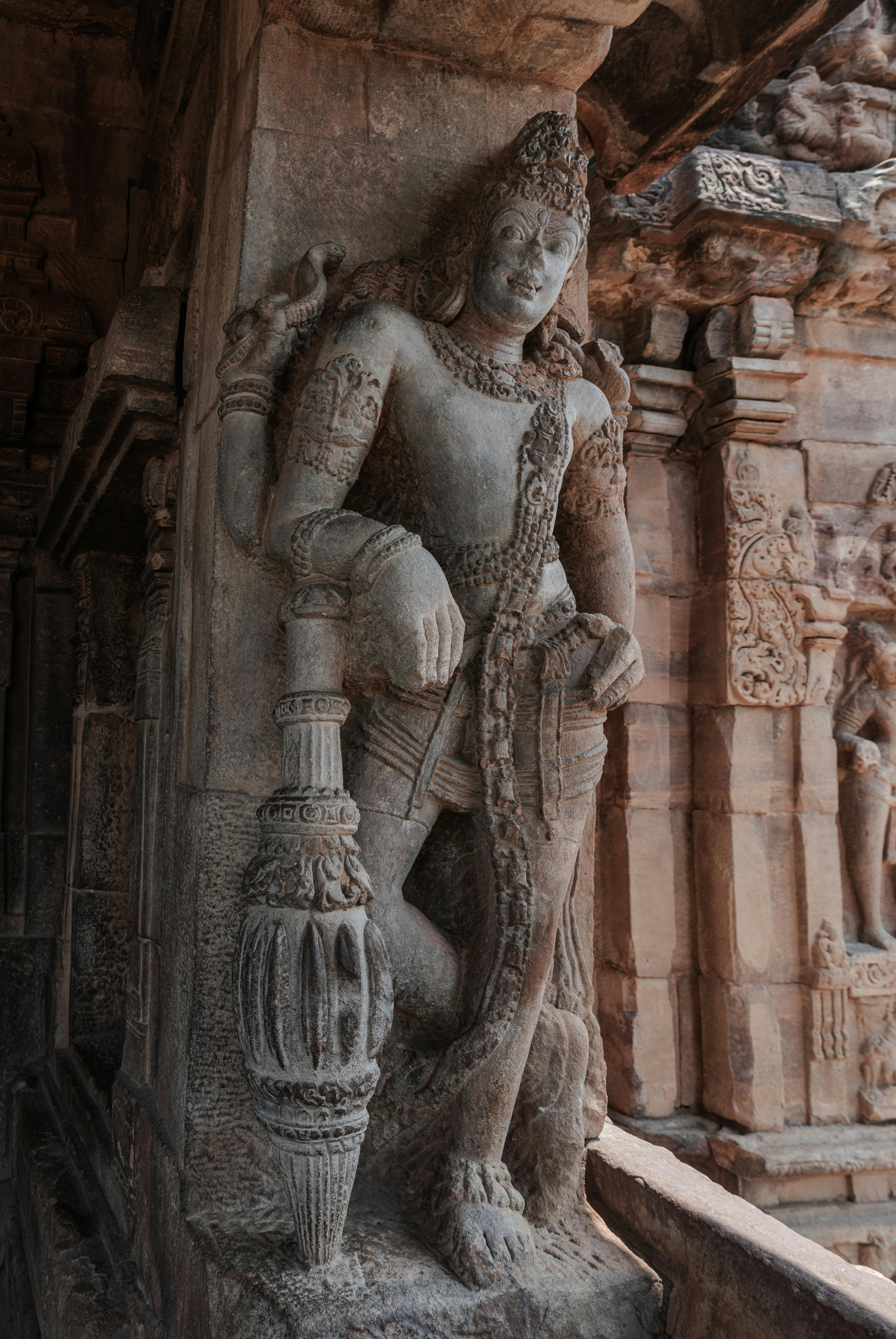 Intricate Stone Sculpture at Pattadakal, India · Free Stock Photo