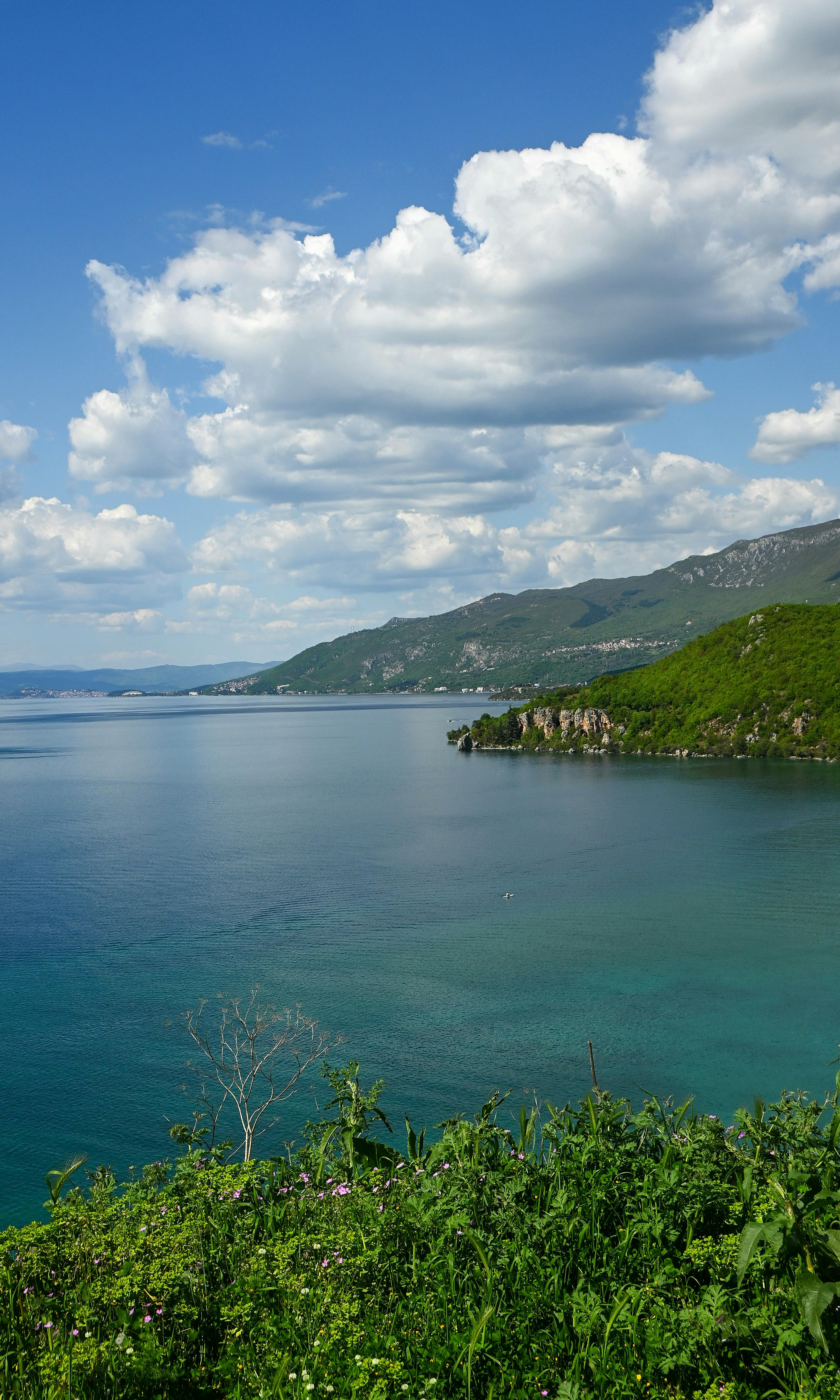 Scenic View of Lake Ohrid from Trpejca, North Macedonia · Free Stock Photo