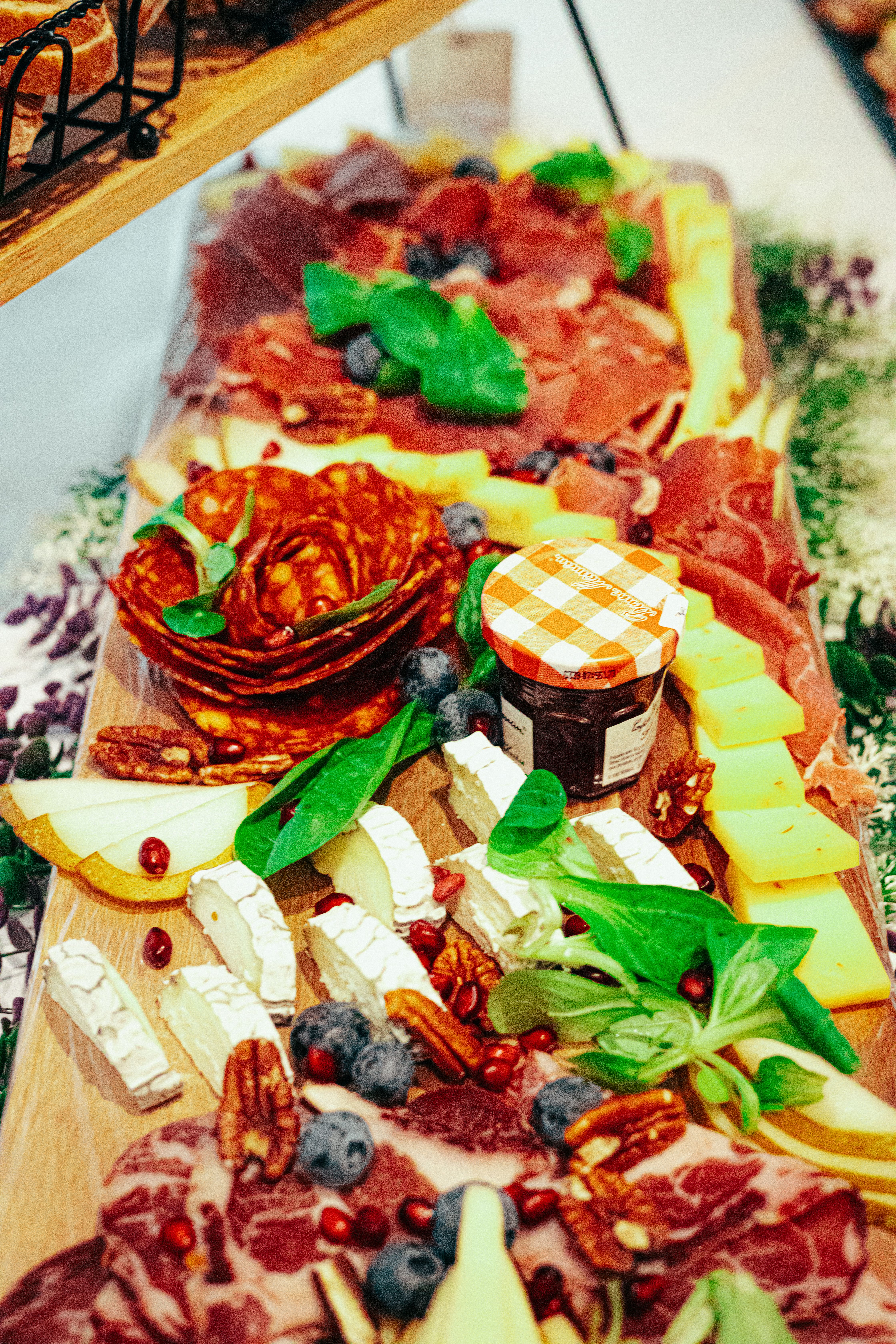 Elegant Charcuterie Board with Fruits and Cheese · Free Stock Photo
