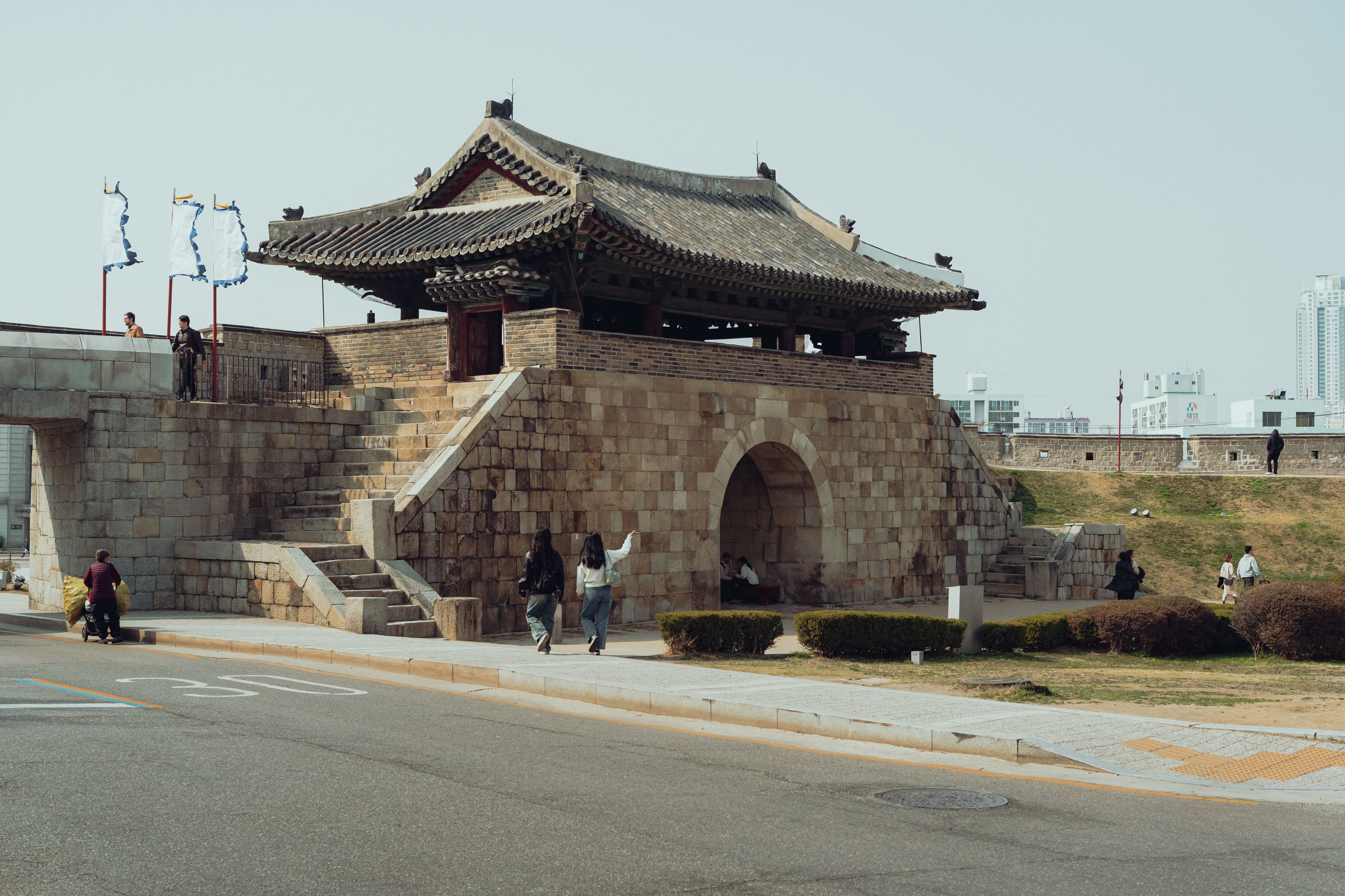 Historic Hwaseong Fortress Gate in Suwon, Korea · Free Stock Photo