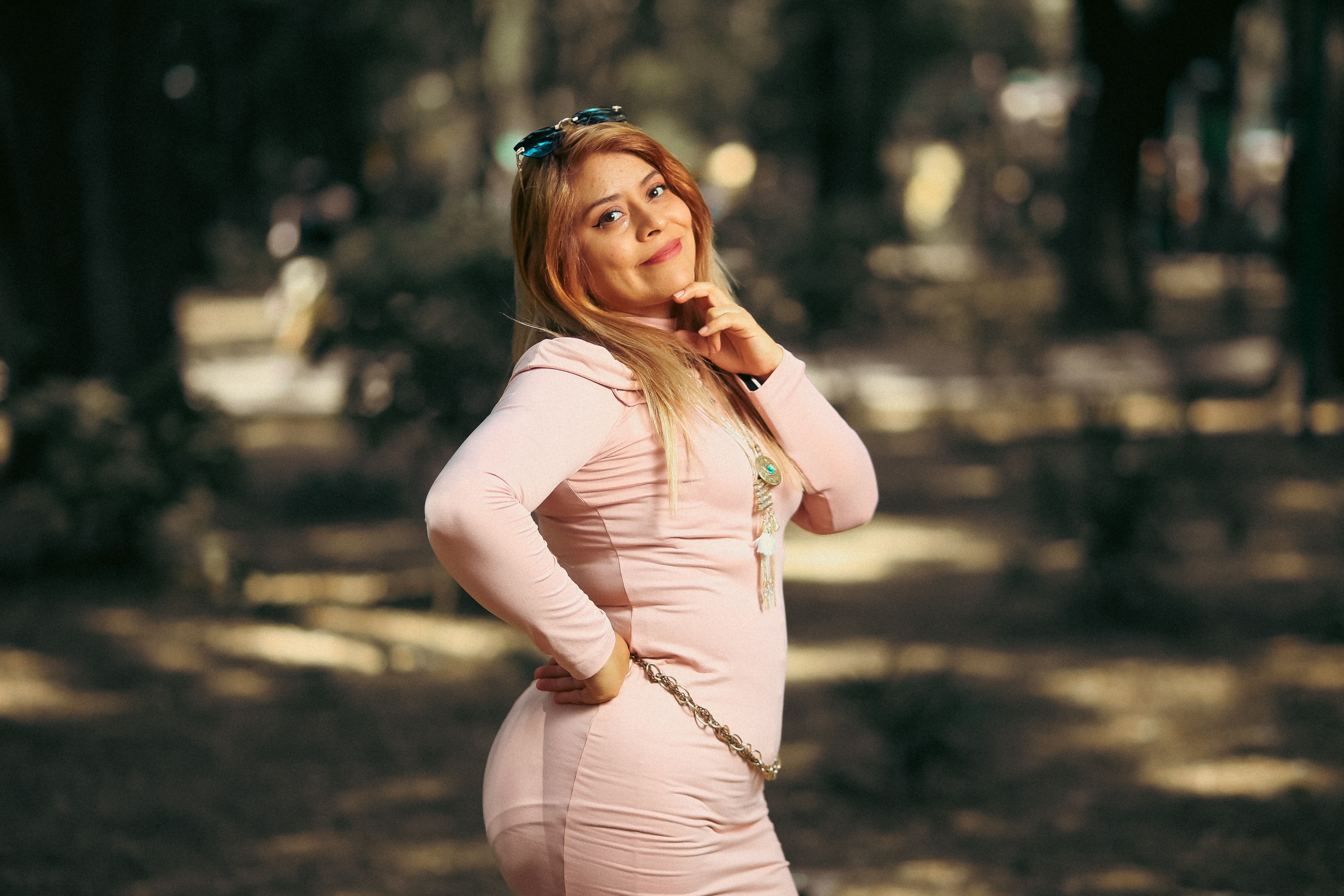 Spring Fashion Portrait in Mexico City Park · Free Stock Photo