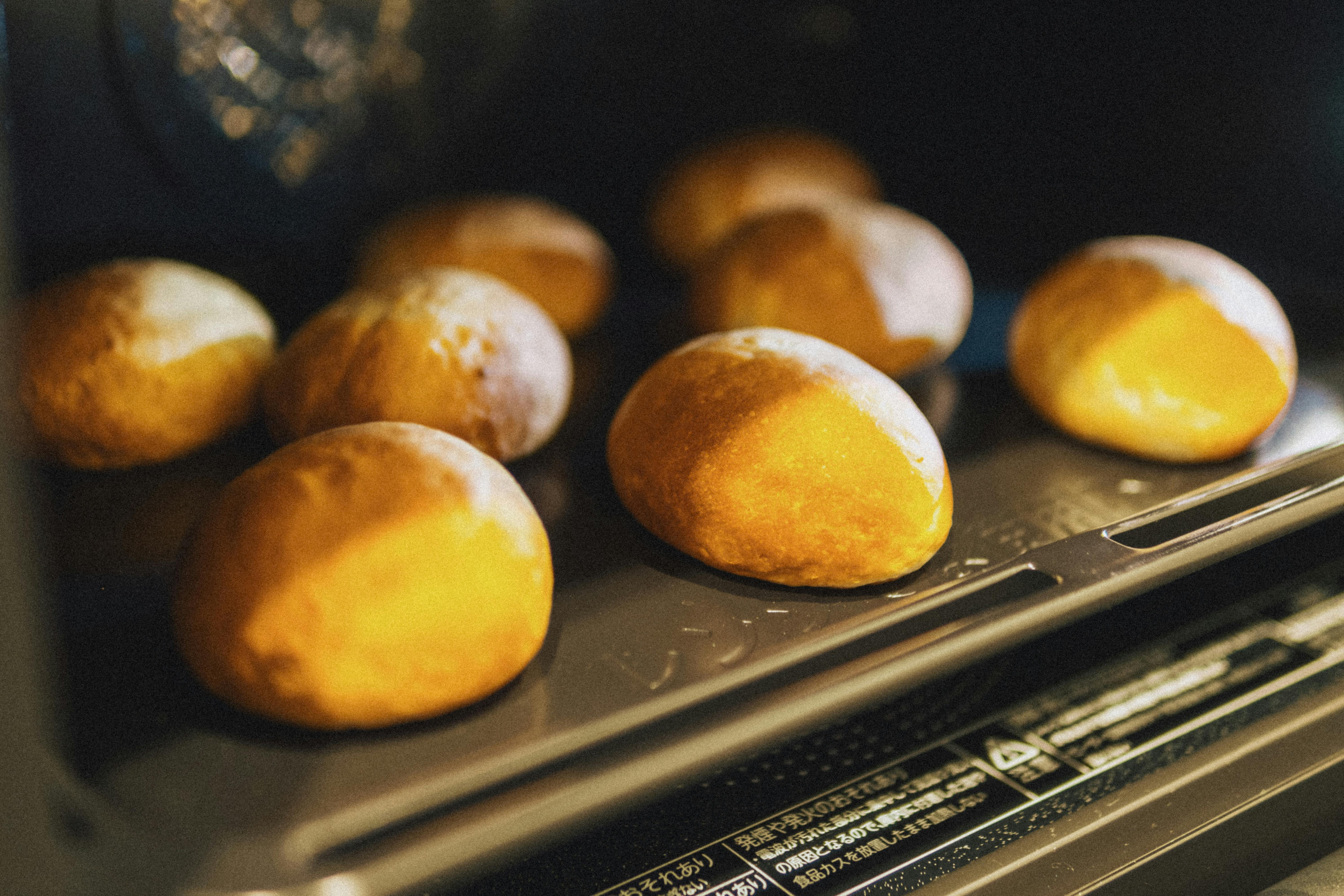 Freshly Baked Bread Rolls in Japanese Oven · Free Stock Photo