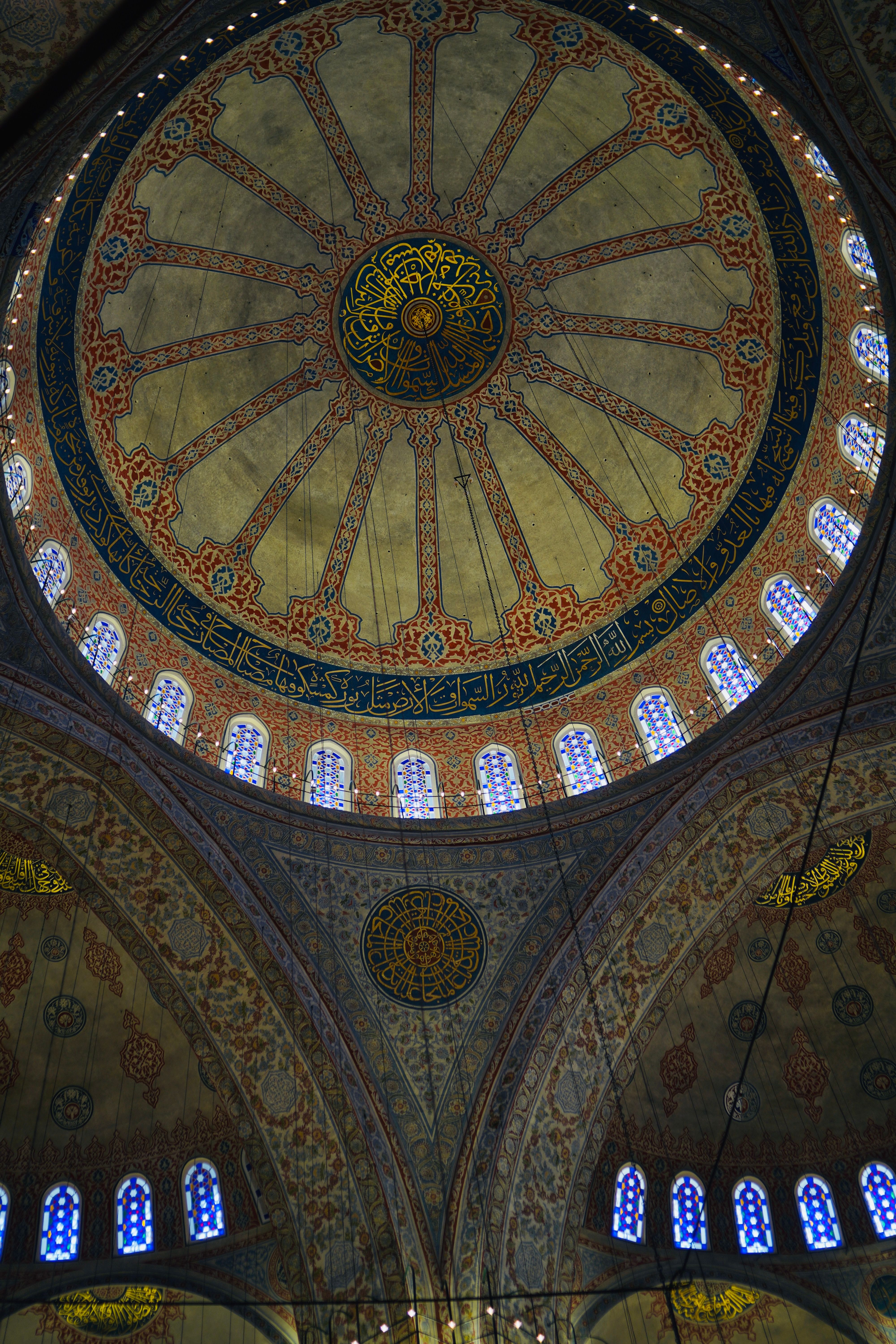 Elegant Interior of a Historic Mosque Dome · Free Stock Photo